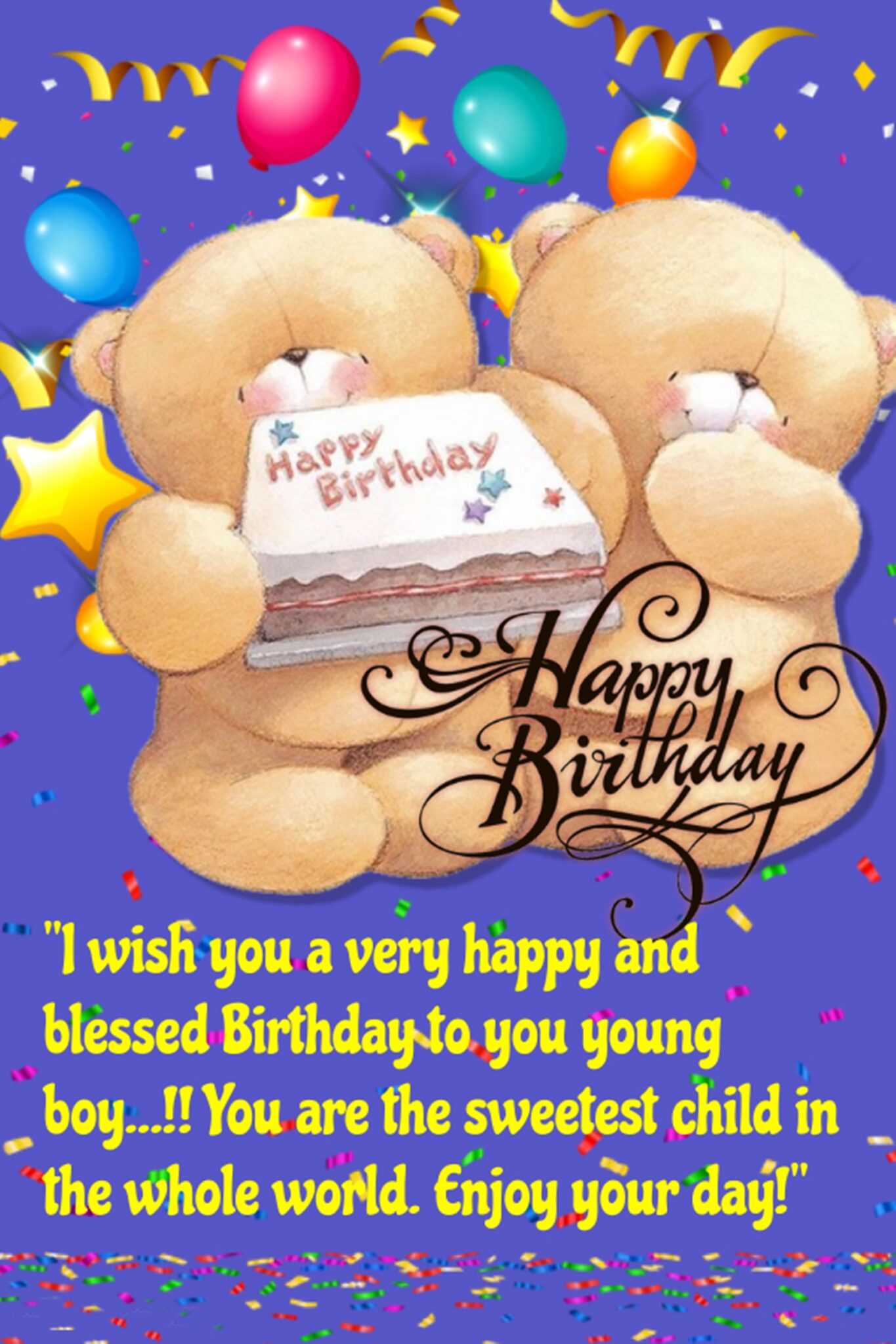 Happy Birthday Kids - wishes1234