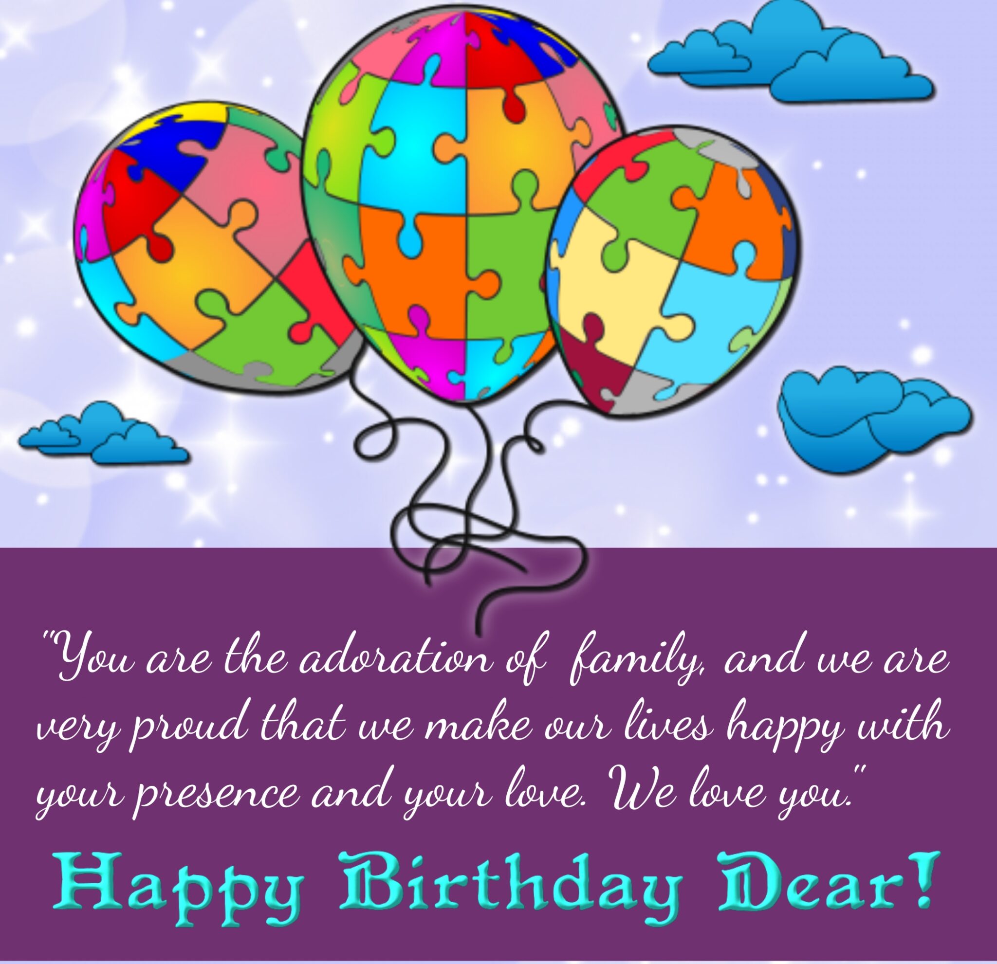 Birthday wishes for kids with Special Needs, Autistic, Down Syndrome ...