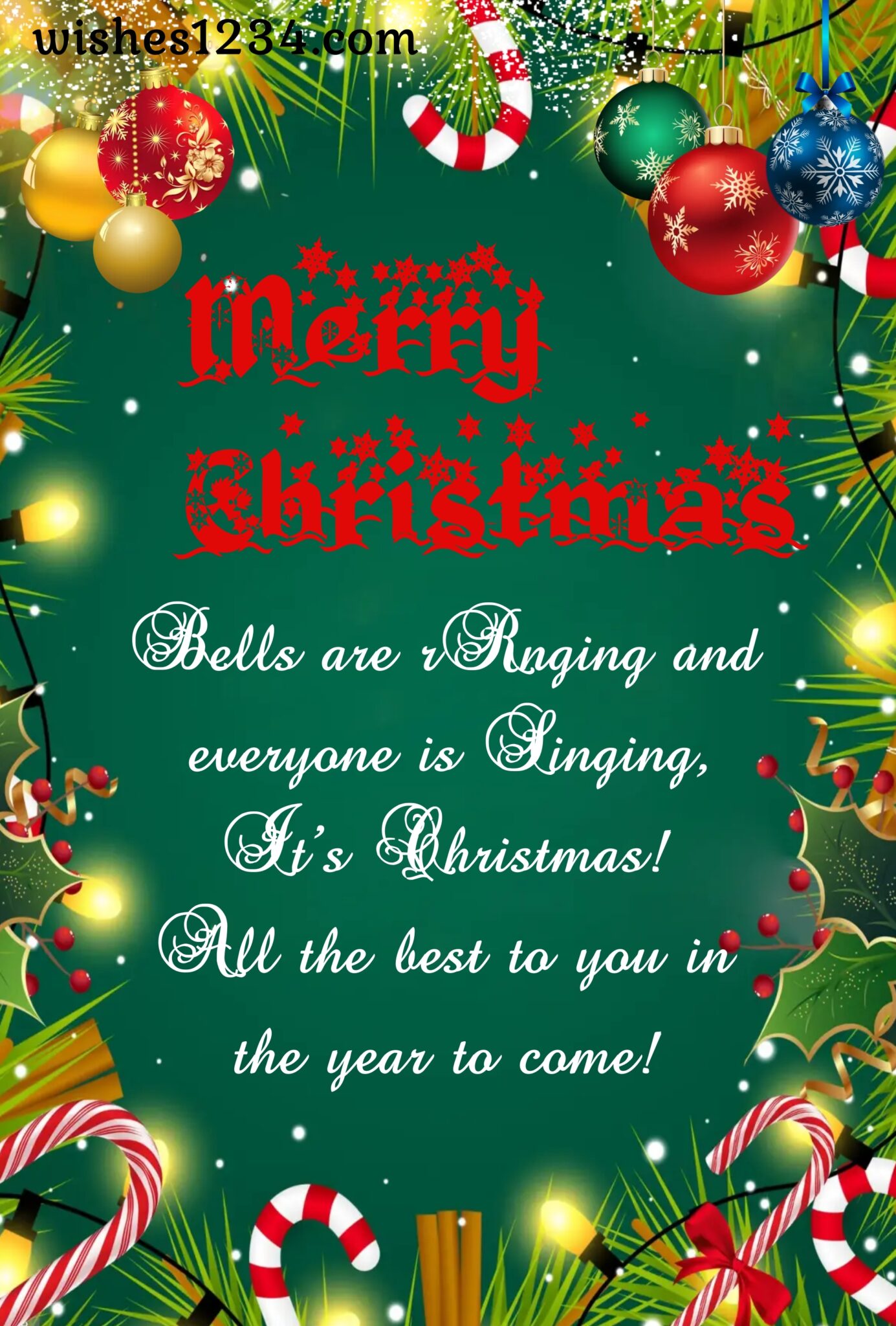 Merry Christmas Wishes, Messages and Greetings with Images