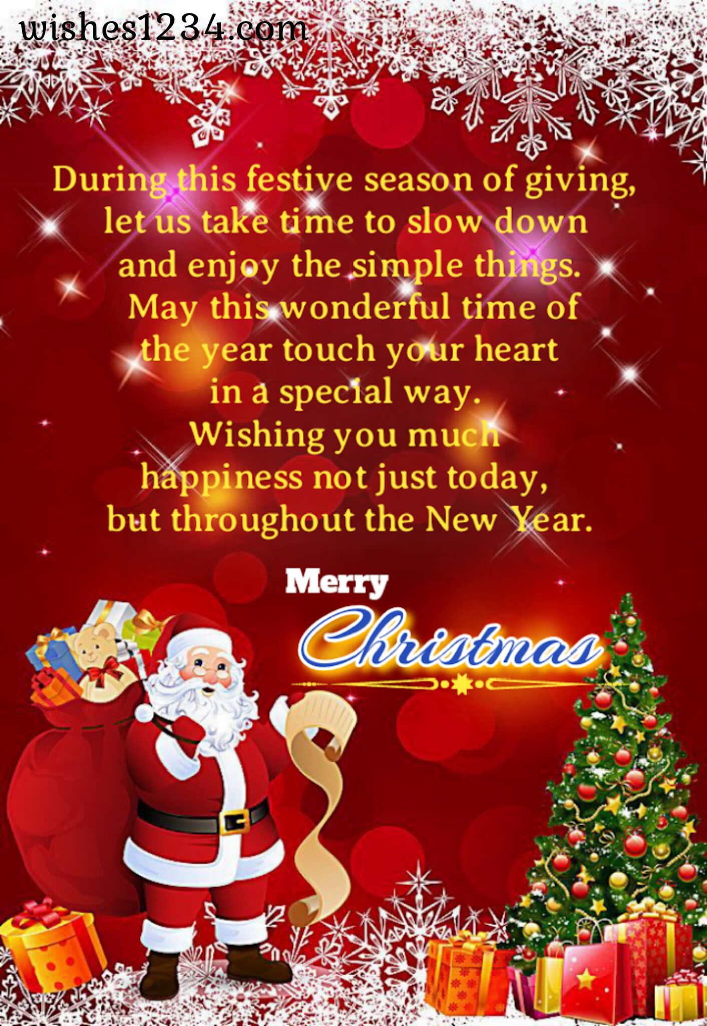 Merry Christmas Wishes, Messages and Greetings with Images