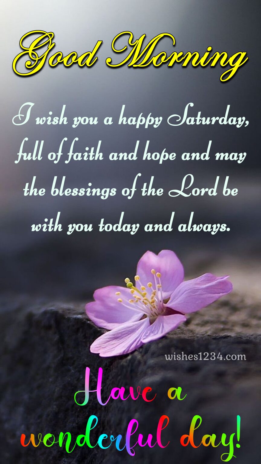 50+ Happy Saturday quotes and blessings images