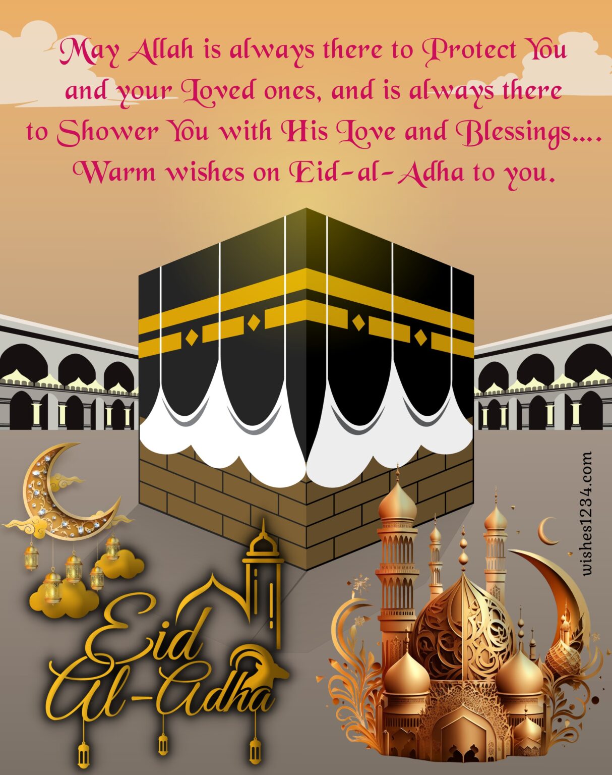Happy Eid Al Adha Bakrid wishes images to share with loved ones this Bakrid