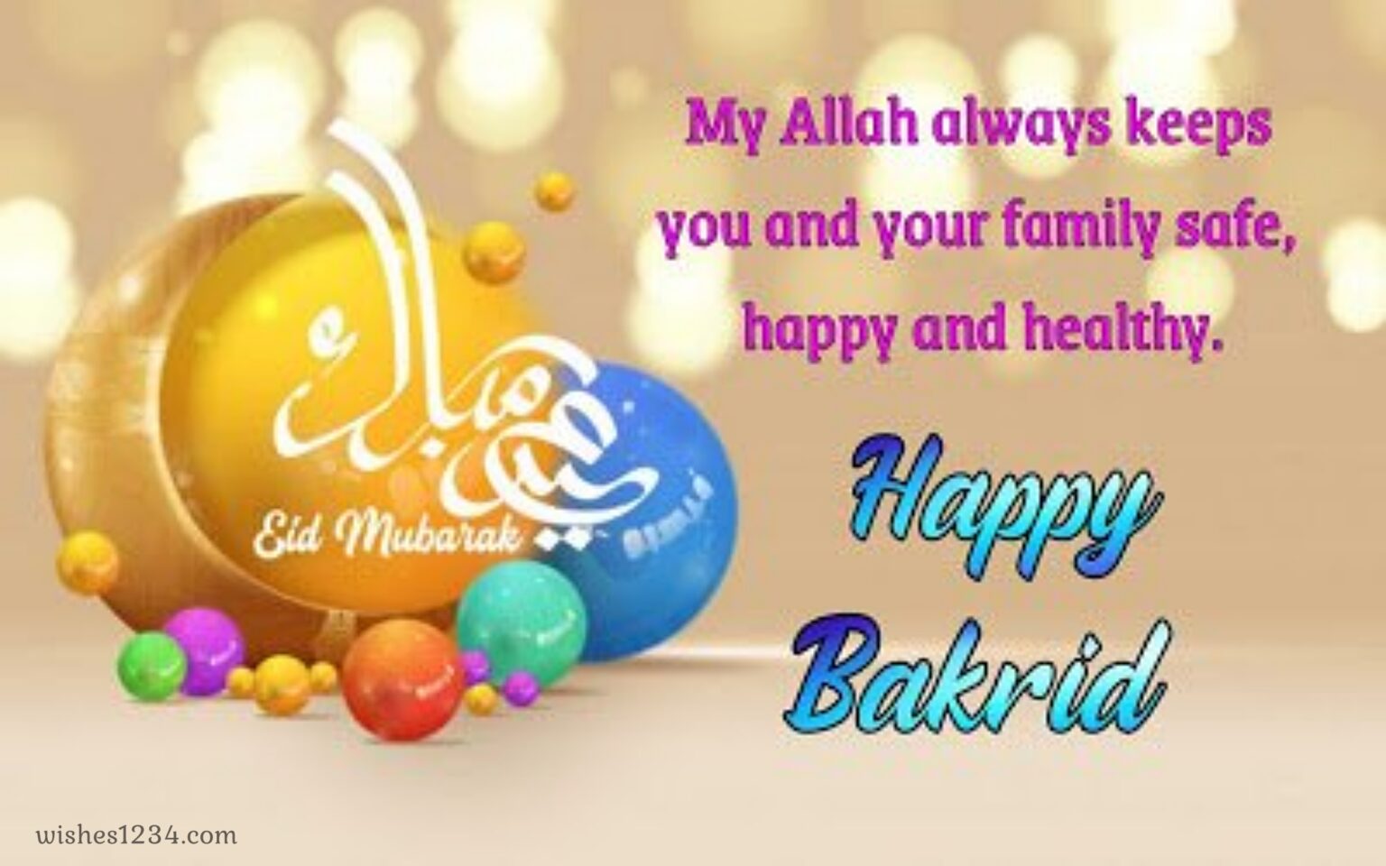 Happy Eid Al Adha Bakrid wishes images to share with loved ones this Bakrid