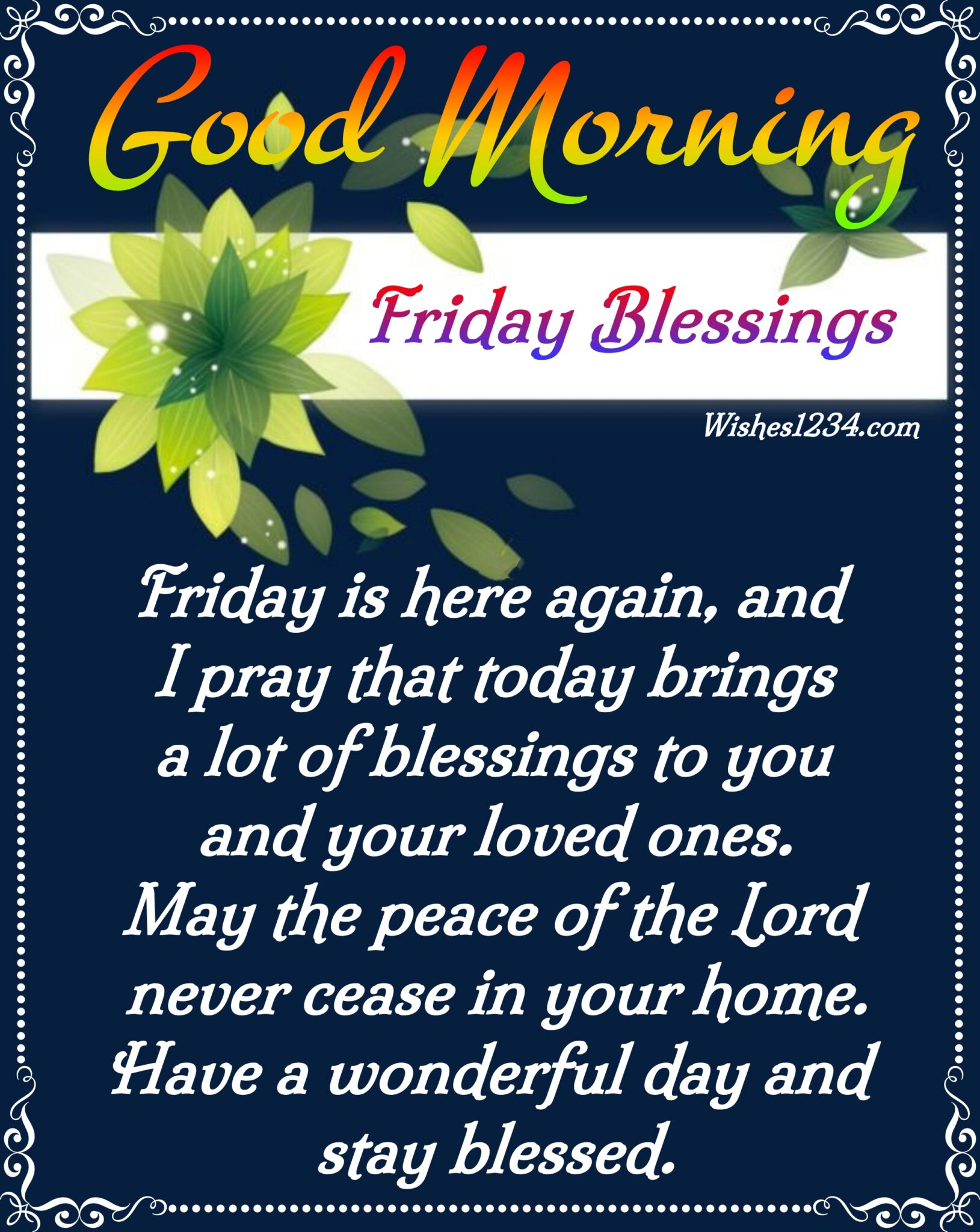 Friday Prayer | Friday Positive quote | Friday blessings and prayers