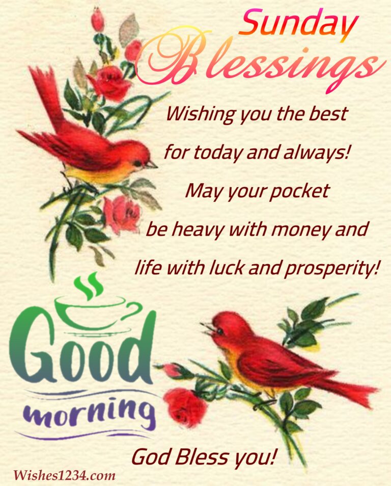 150+ Sunday blessings quotes, images, and short prayers