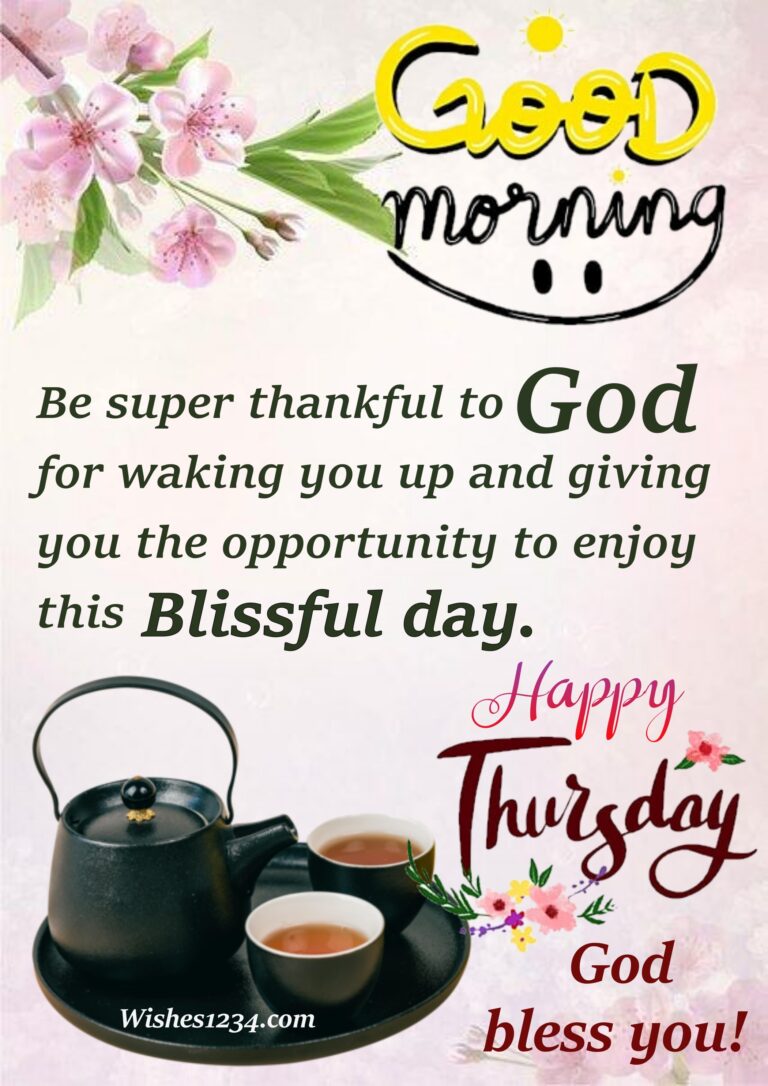 50+ Thursday morning quotes and Thursday blessings with images