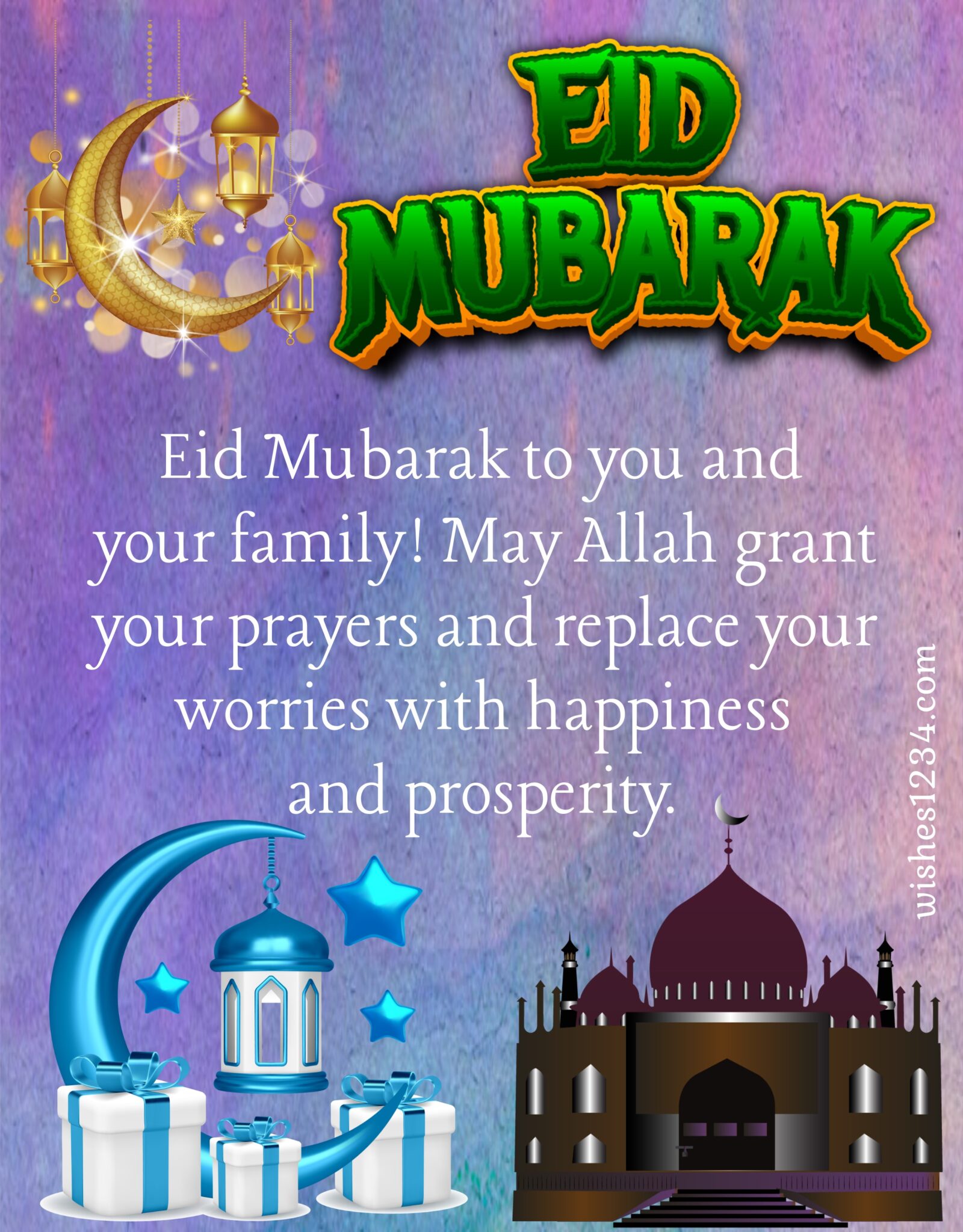 100+ Eid Mubarak Wishes, Messages and Greetings