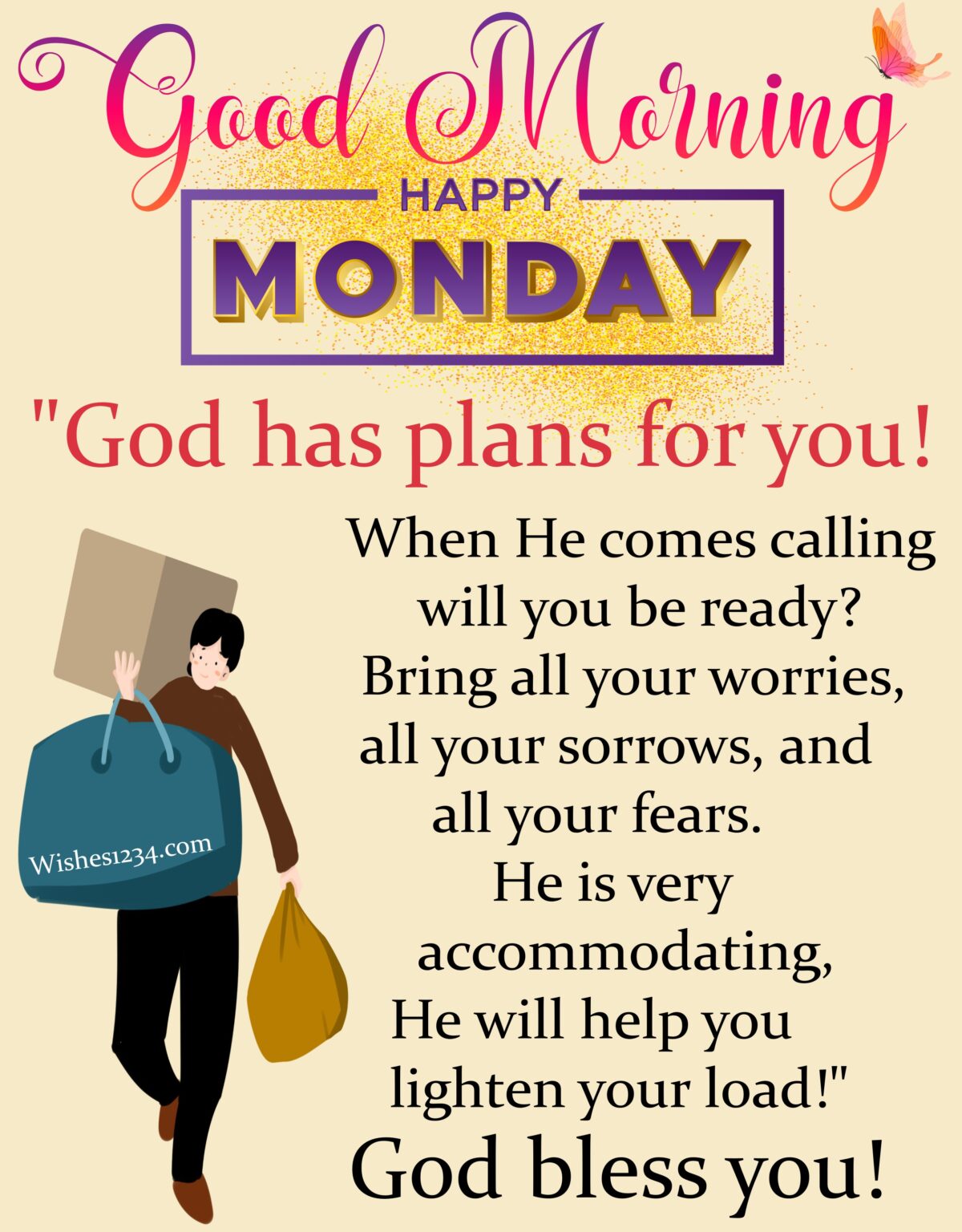 75+ Monday Blessings images