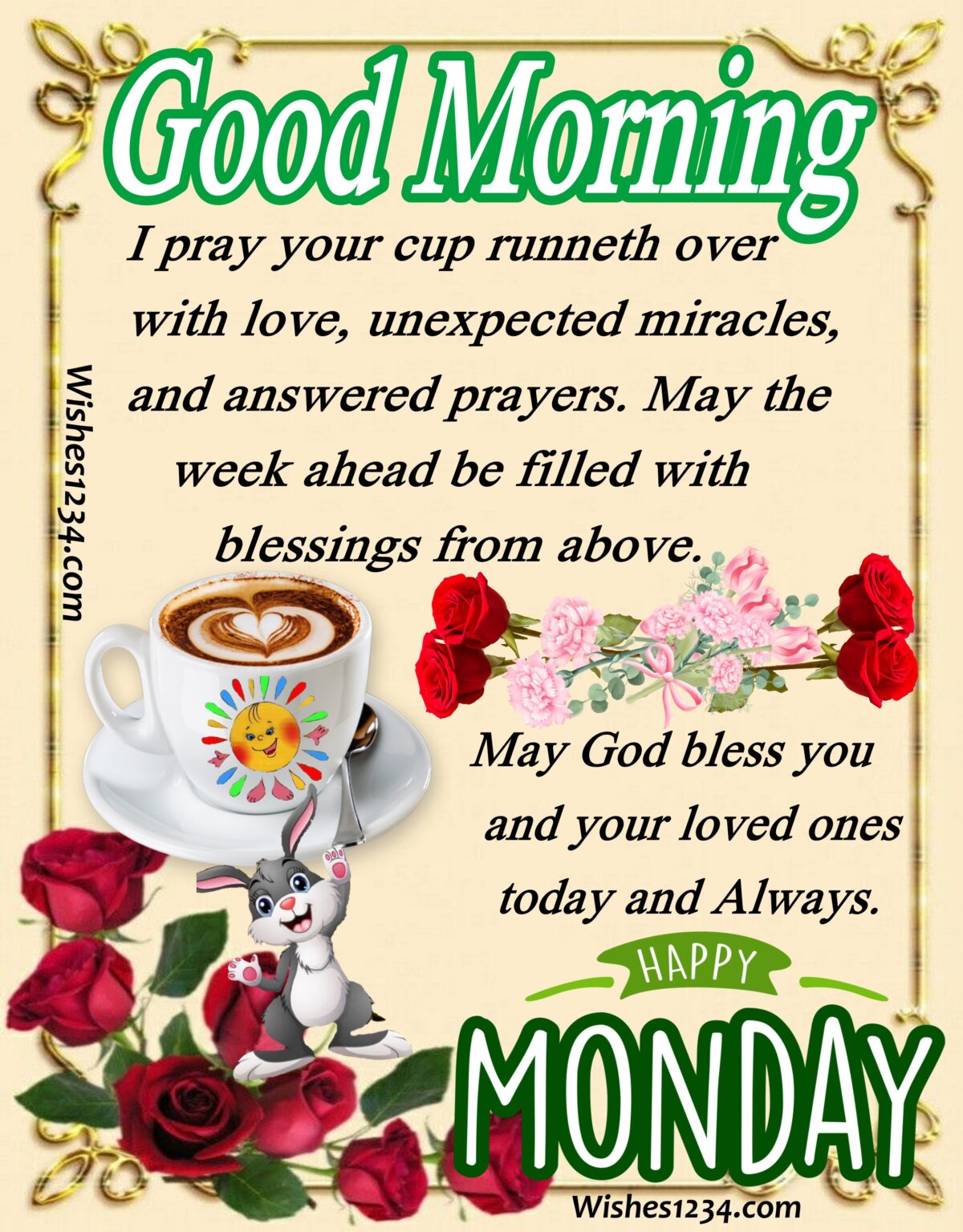 75+ Monday Blessings images