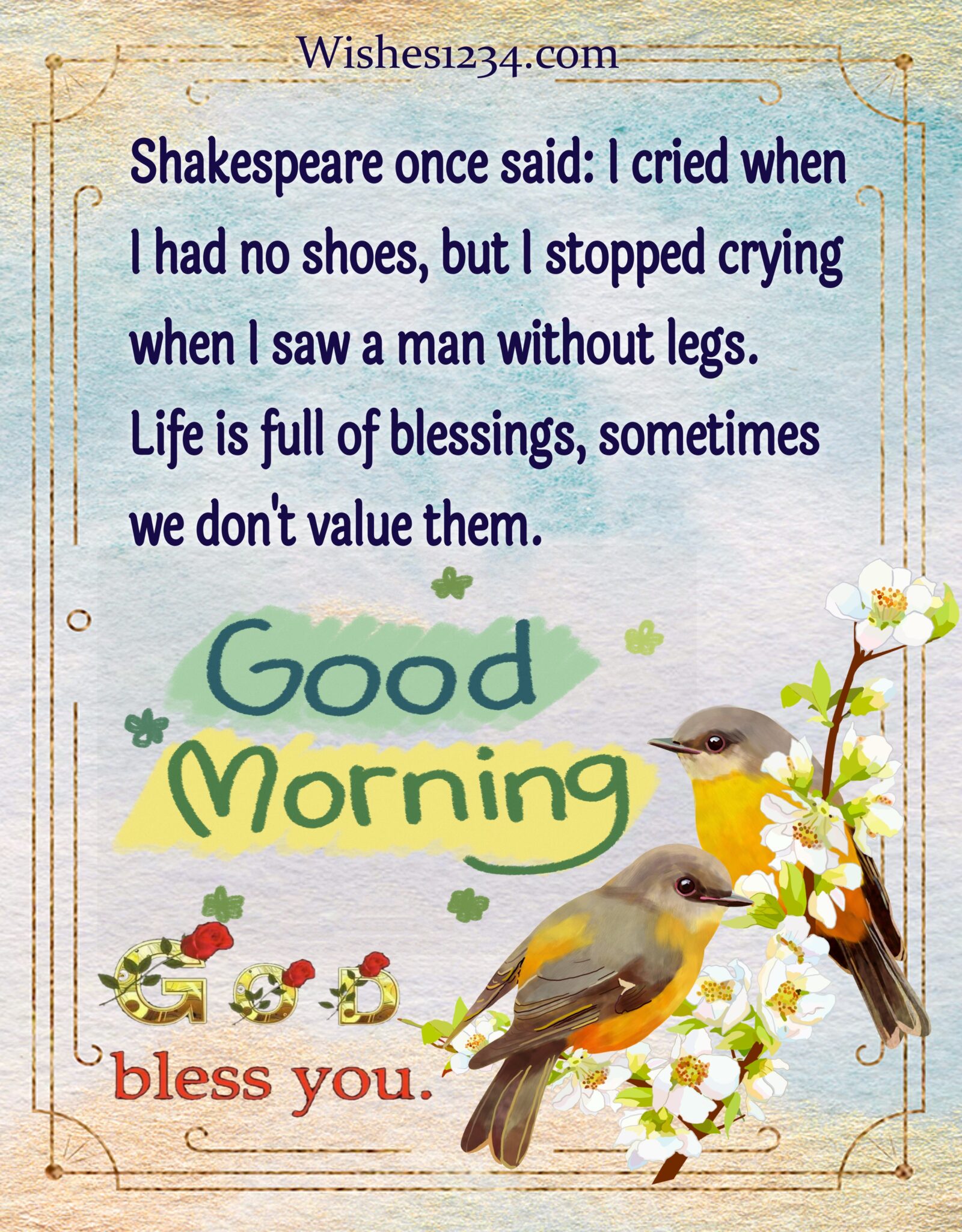 Good morning message with images for Friends - wishes1234
