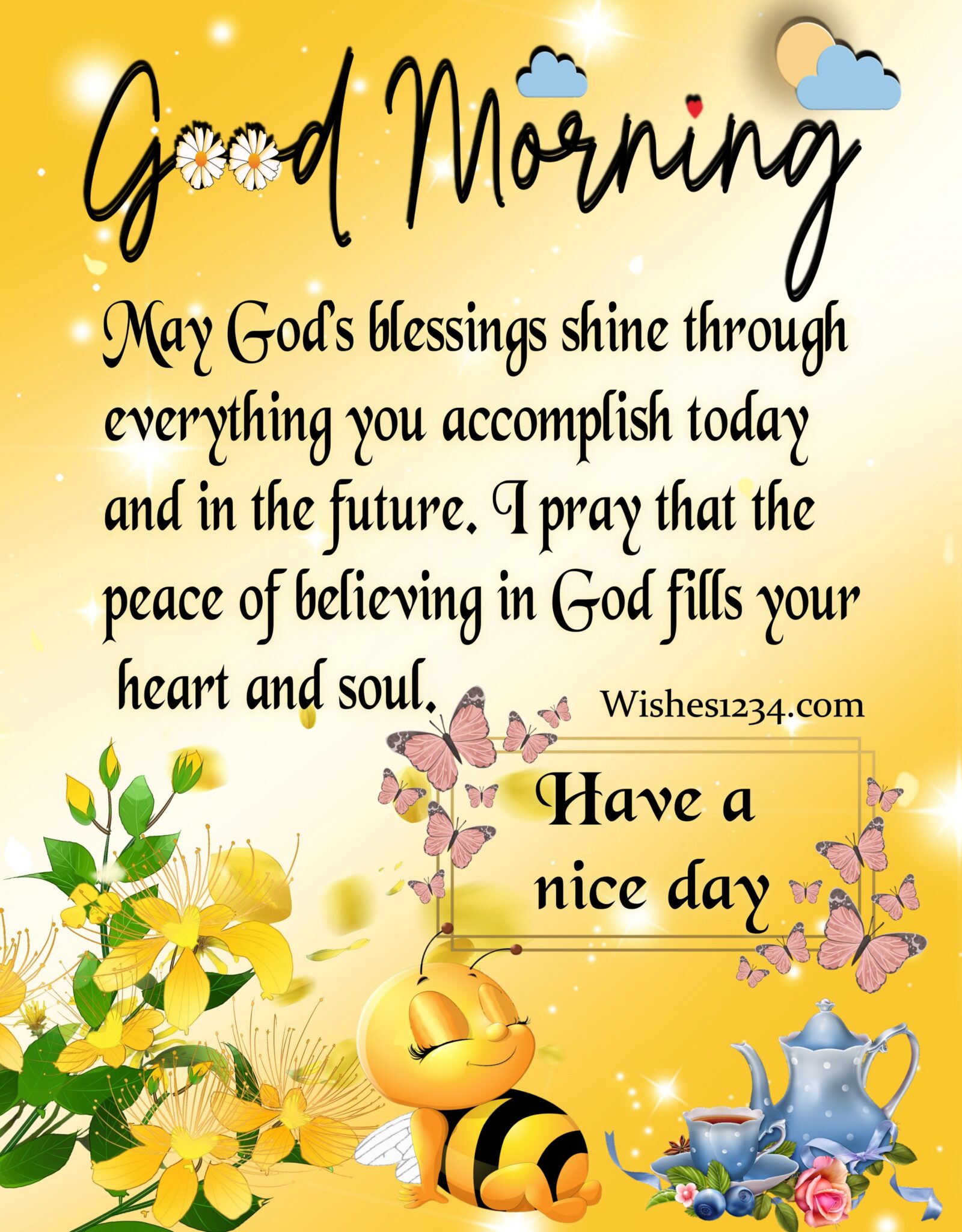 Good morning message with images for Friends - wishes1234