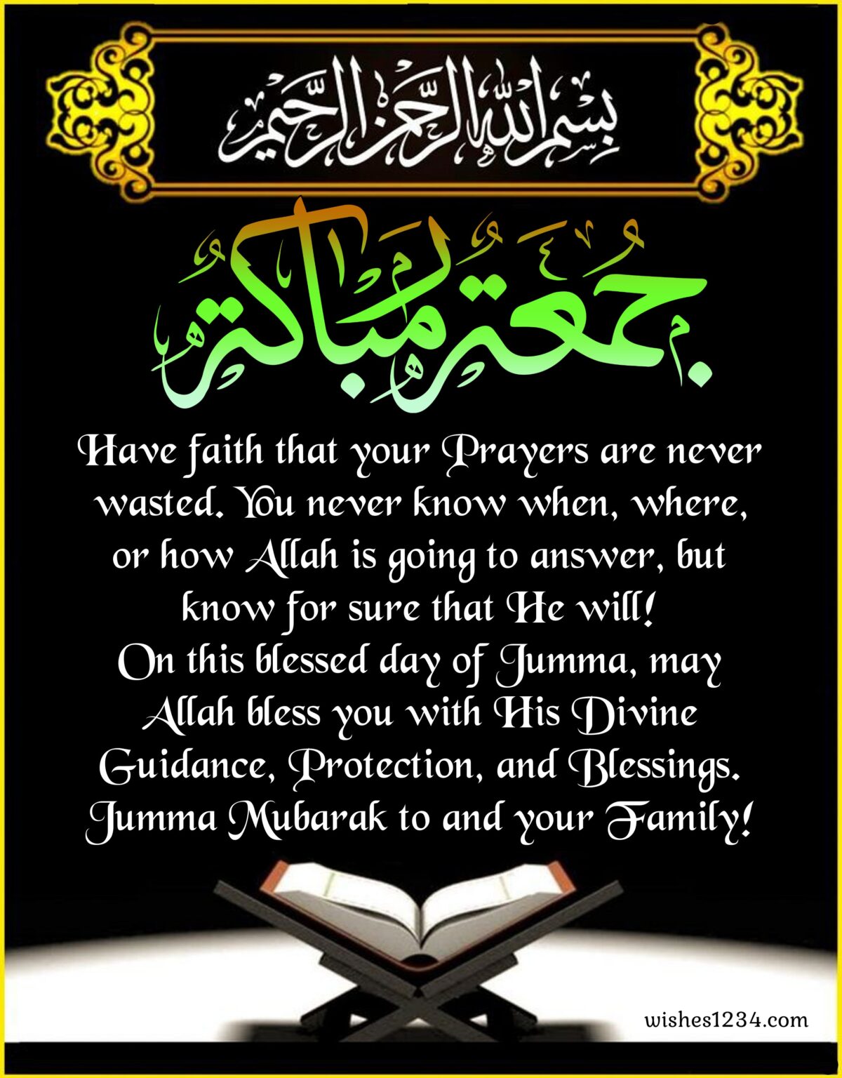 80+ Beautiful Jumma Mubarak Images With Quotes & Wishes