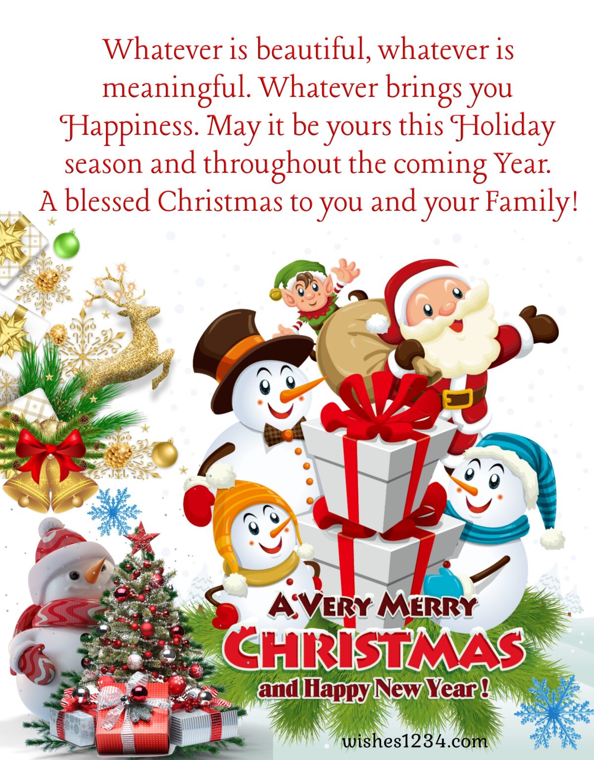 100+ Merry Christmas wishes with beautiful images