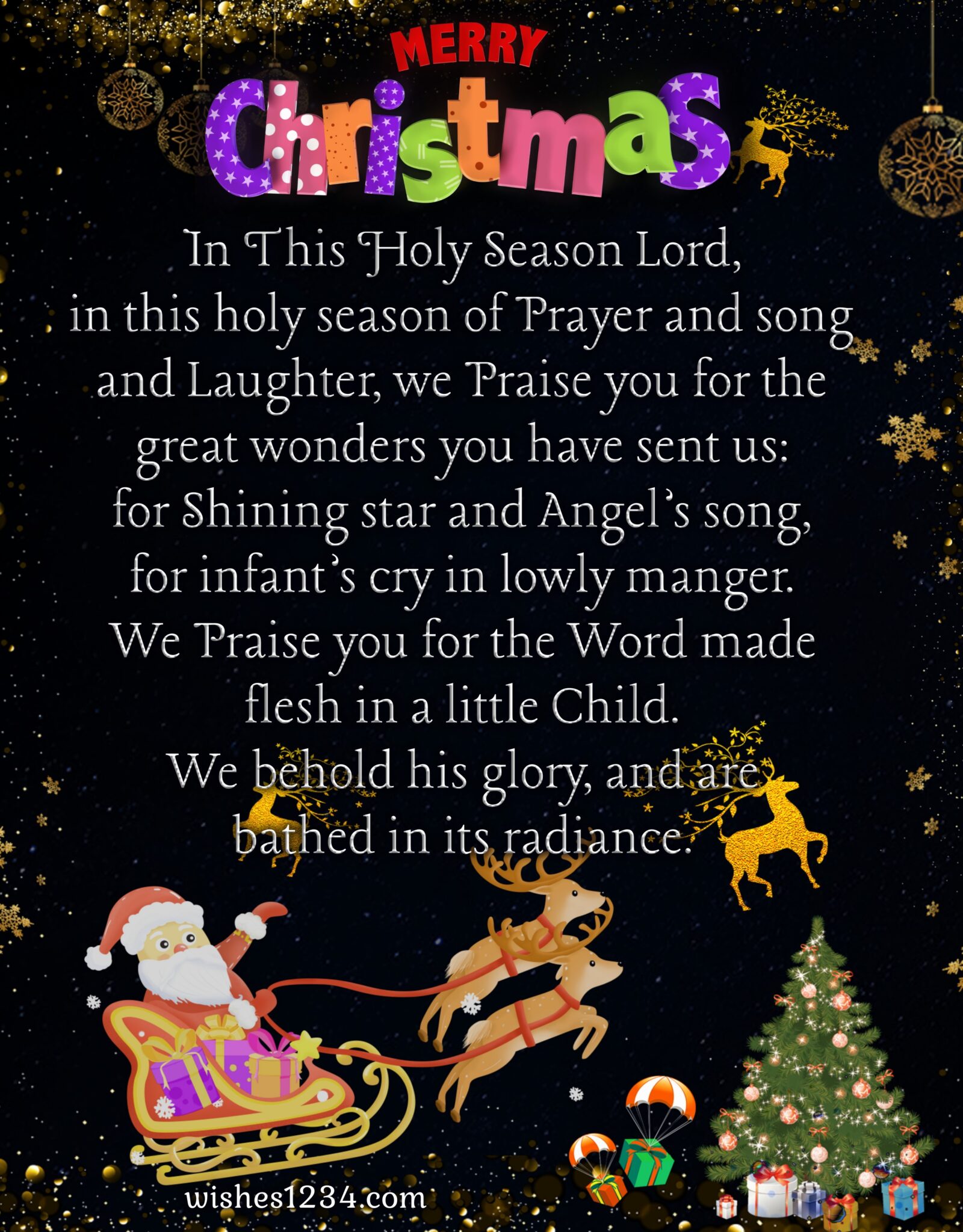 100+ Merry Christmas wishes with beautiful images