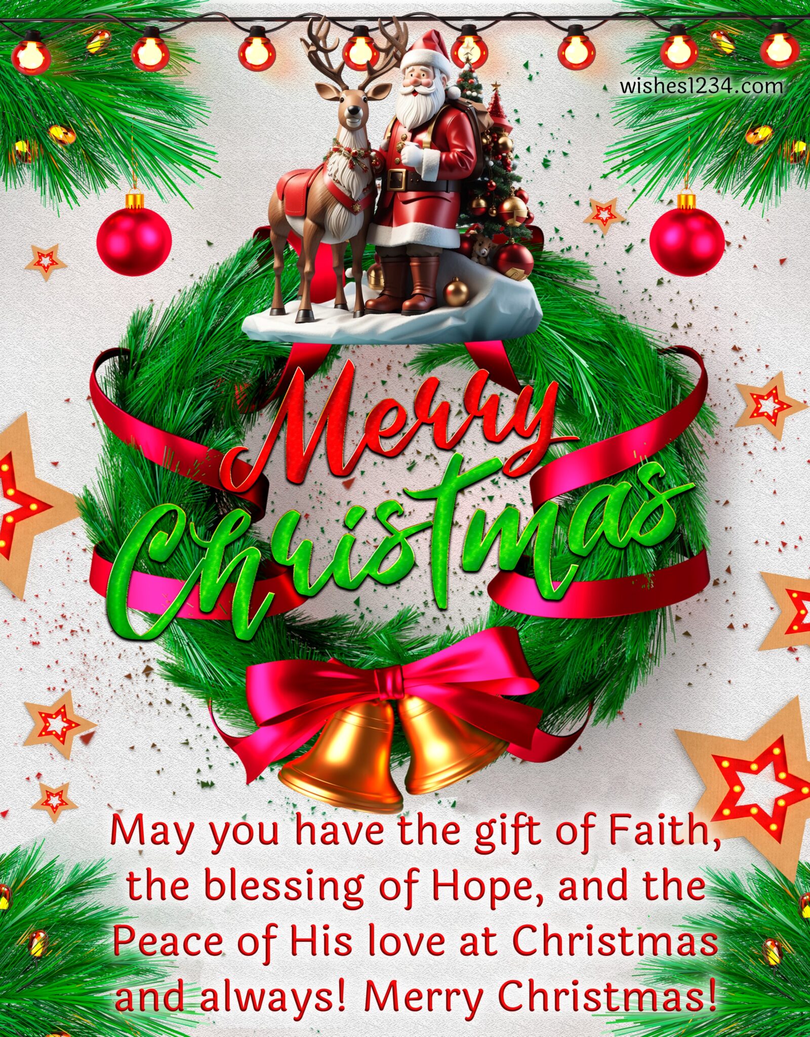 100+ Merry Christmas wishes with beautiful images