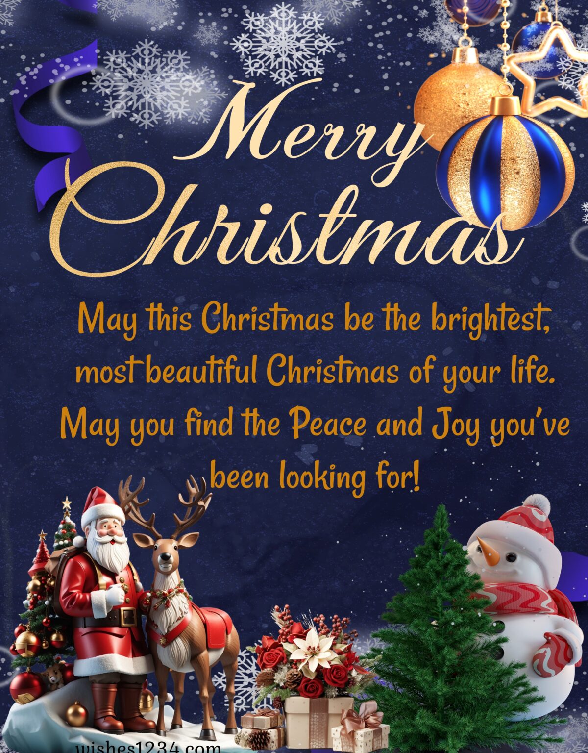 100+ Merry Christmas wishes with beautiful images