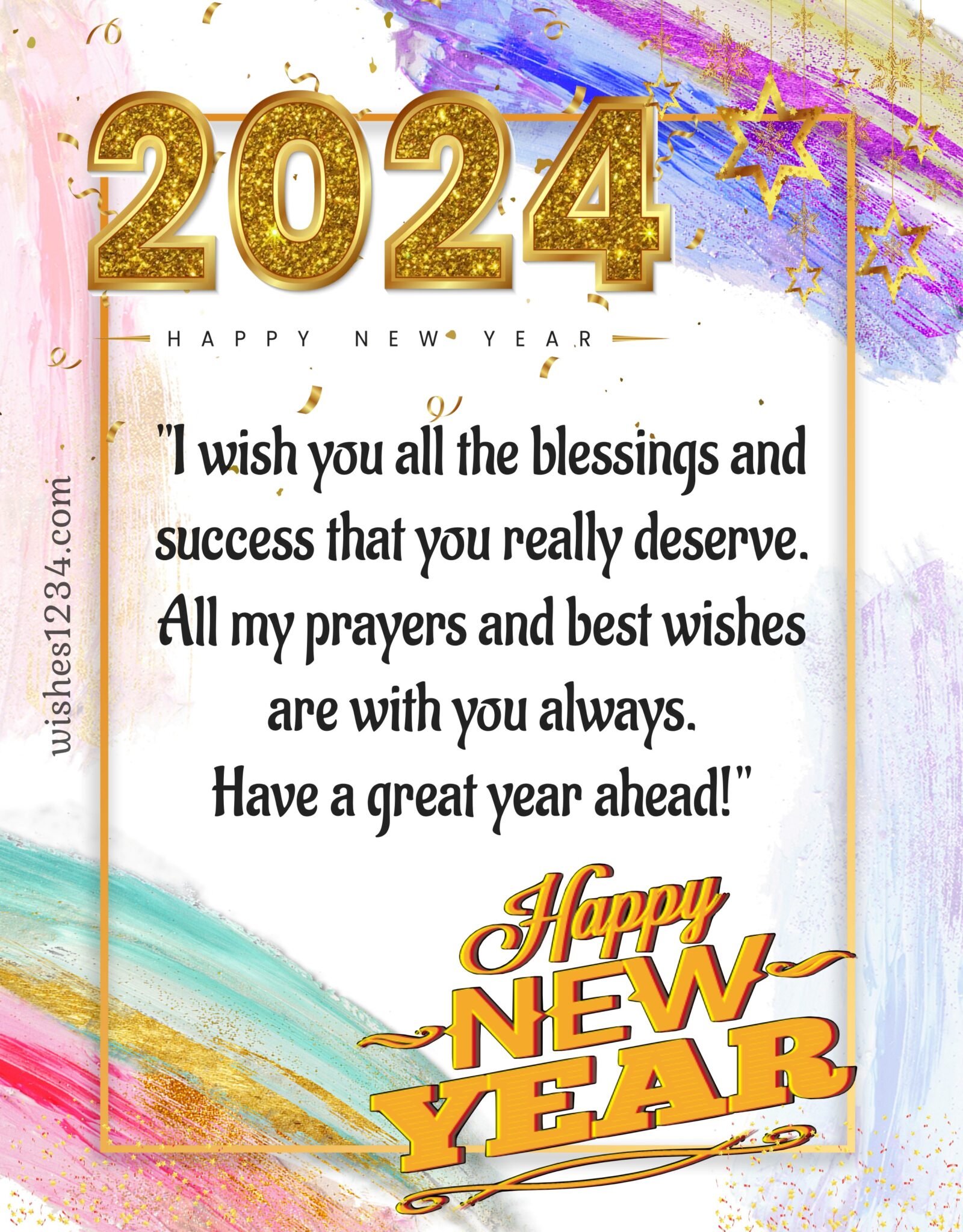 80+ Happy New Year 2024 Wishes and Images