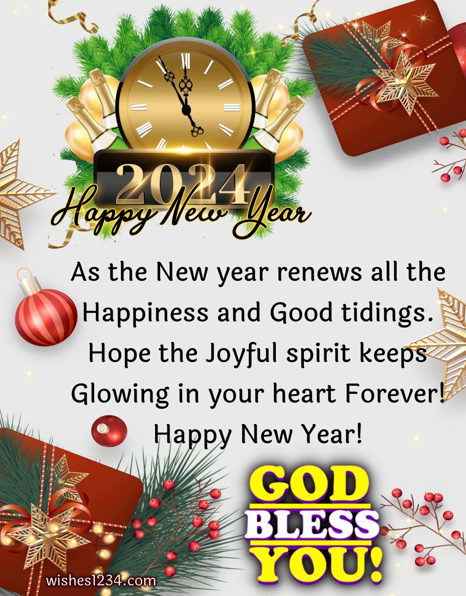 80+ Happy New Year 2024 Wishes and Images