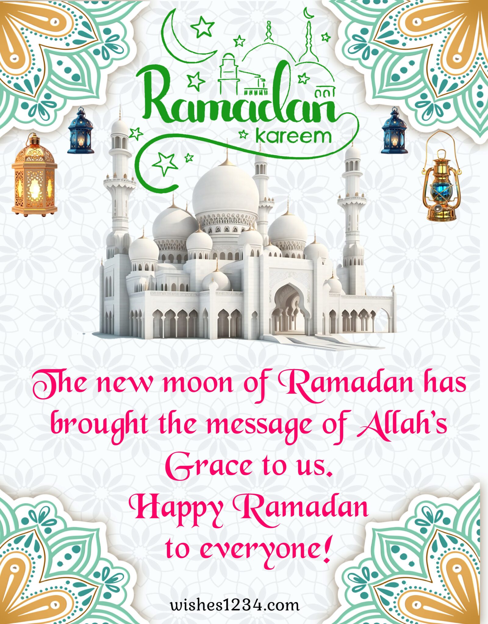 Ramadan Mubarak and Ramadan Kareem Wishes and Images