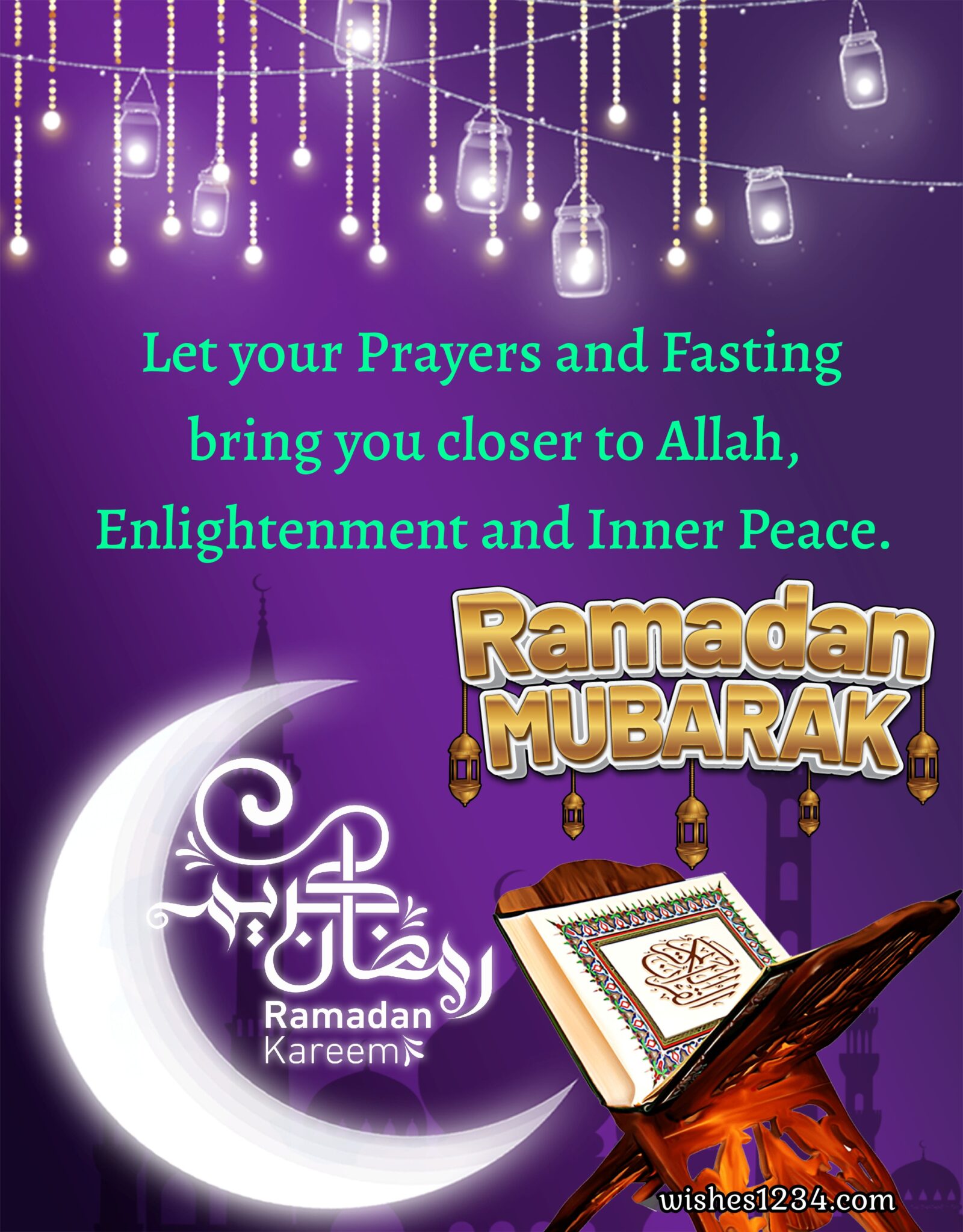 Ramadan Mubarak and Ramadan Kareem Wishes and Images