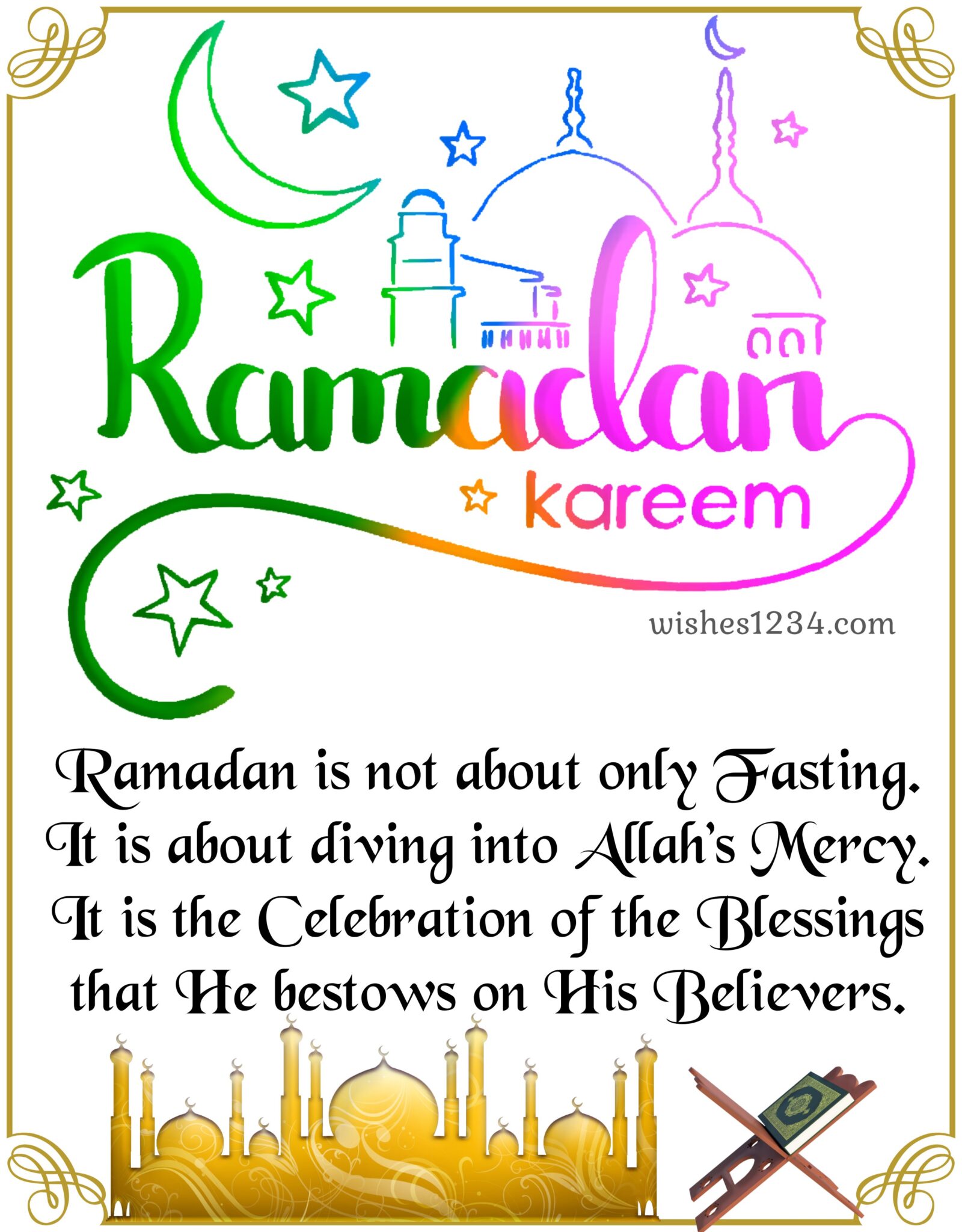 Ramadan Mubarak and Ramadan Kareem Wishes and Images