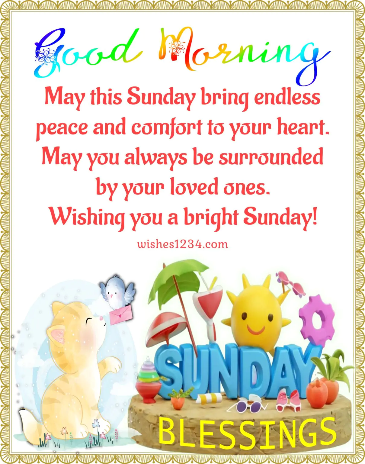 60+ Beautiful Sunday Quotes and wishes with images