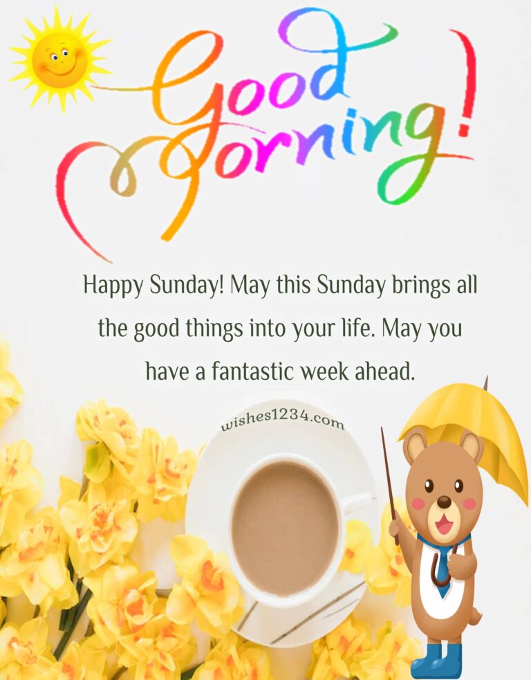 60+ Beautiful Sunday Quotes and wishes with images