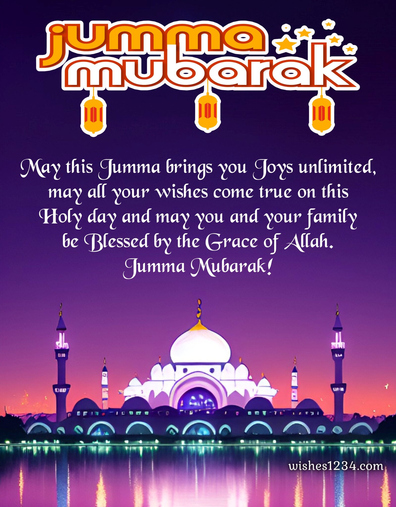 Jumma Mubarak Images with beautiful Quotes and wishes