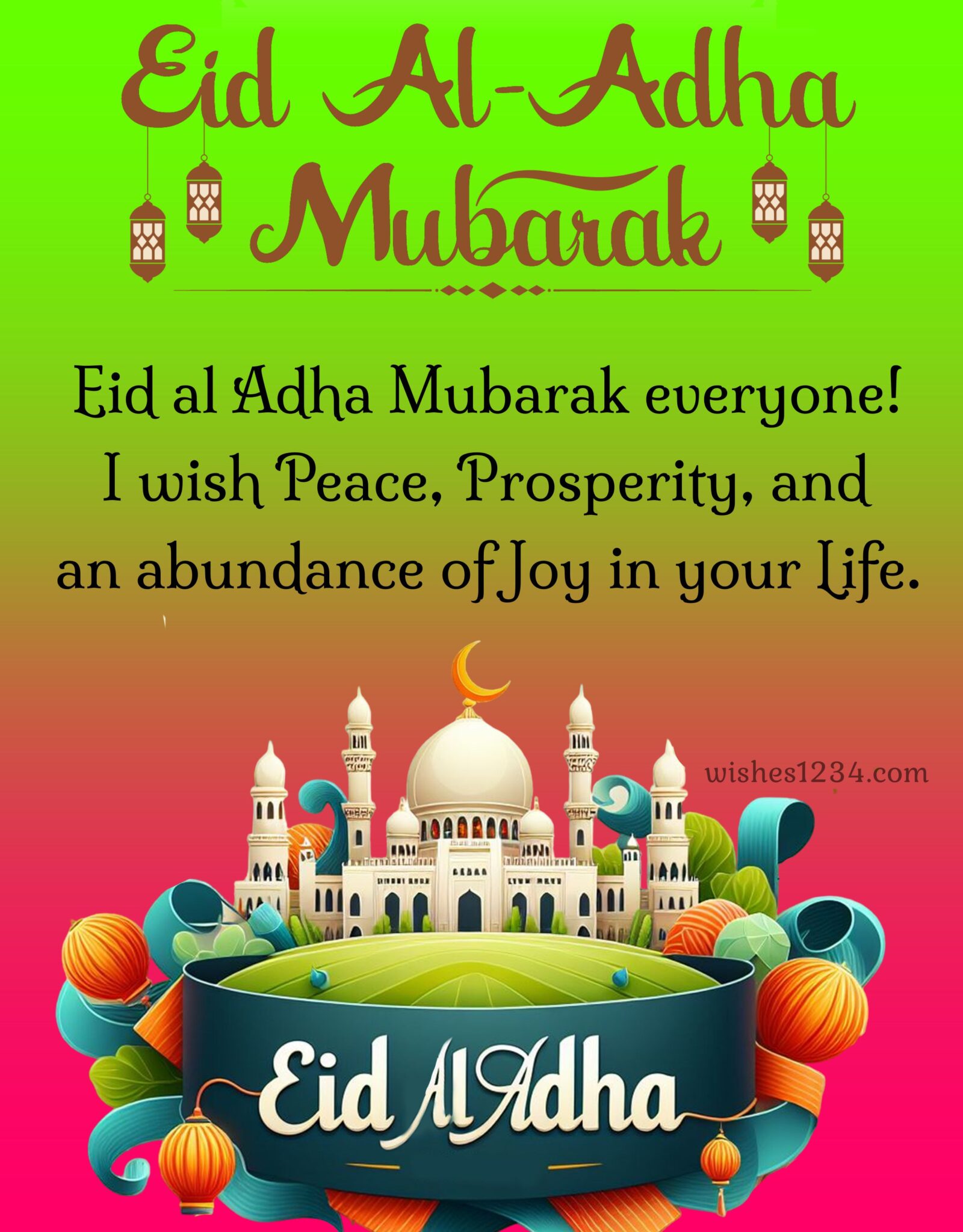 Happy Eid al Adha 2024-Eid Mubarak wishes, messages, quotes, images