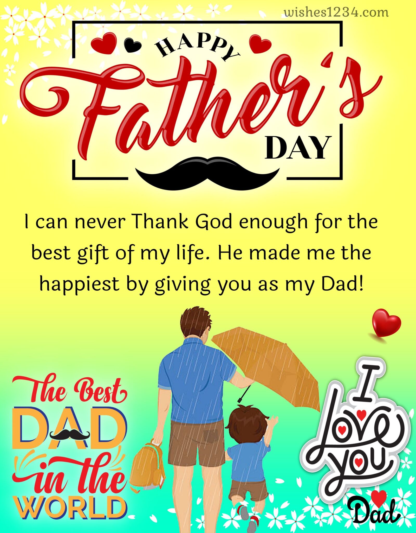 Happy Father's Day 2024 Images, Quotes, Messages and wishes,