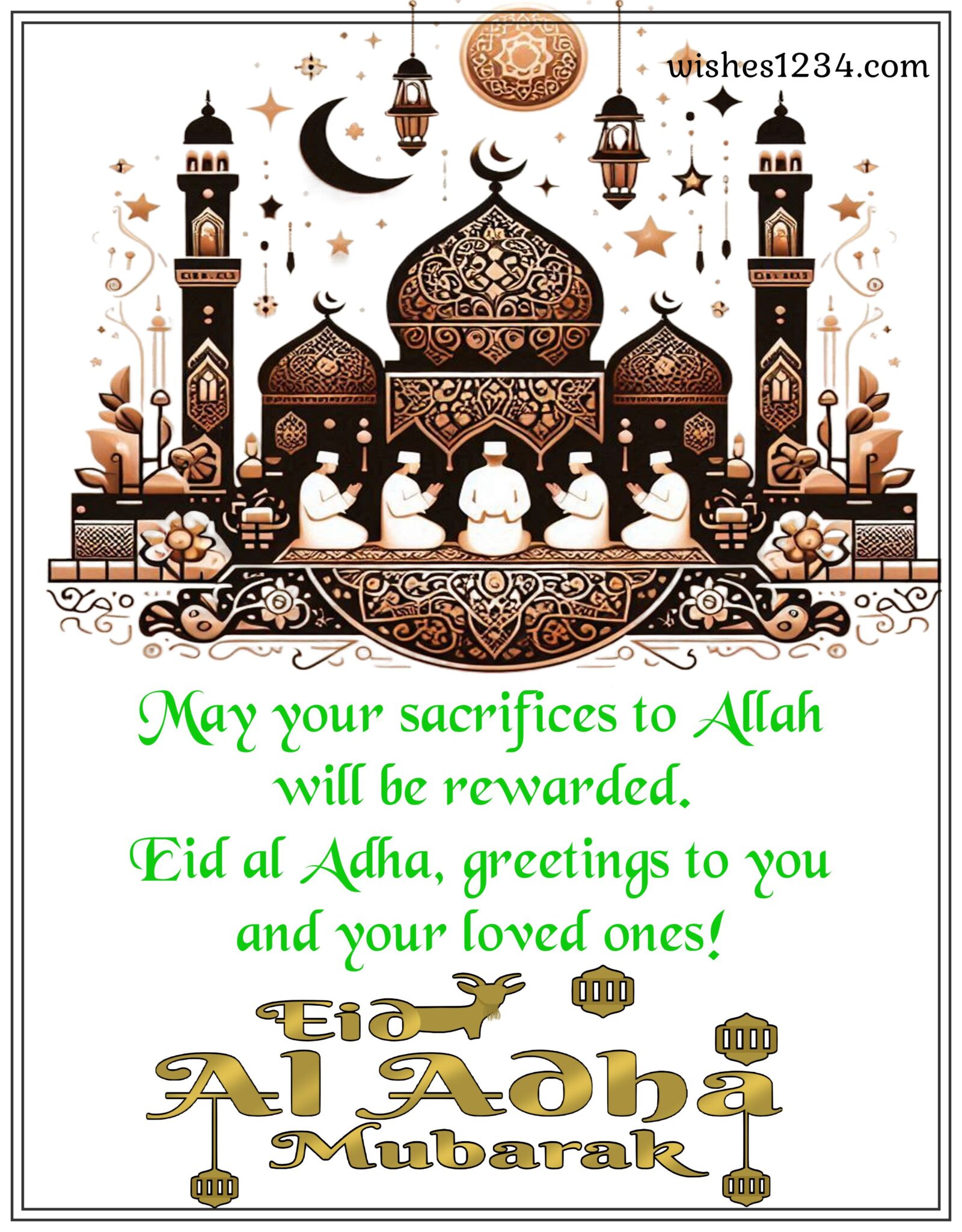 Happy Eid al Adha 2024-Eid Mubarak wishes, messages, quotes, images