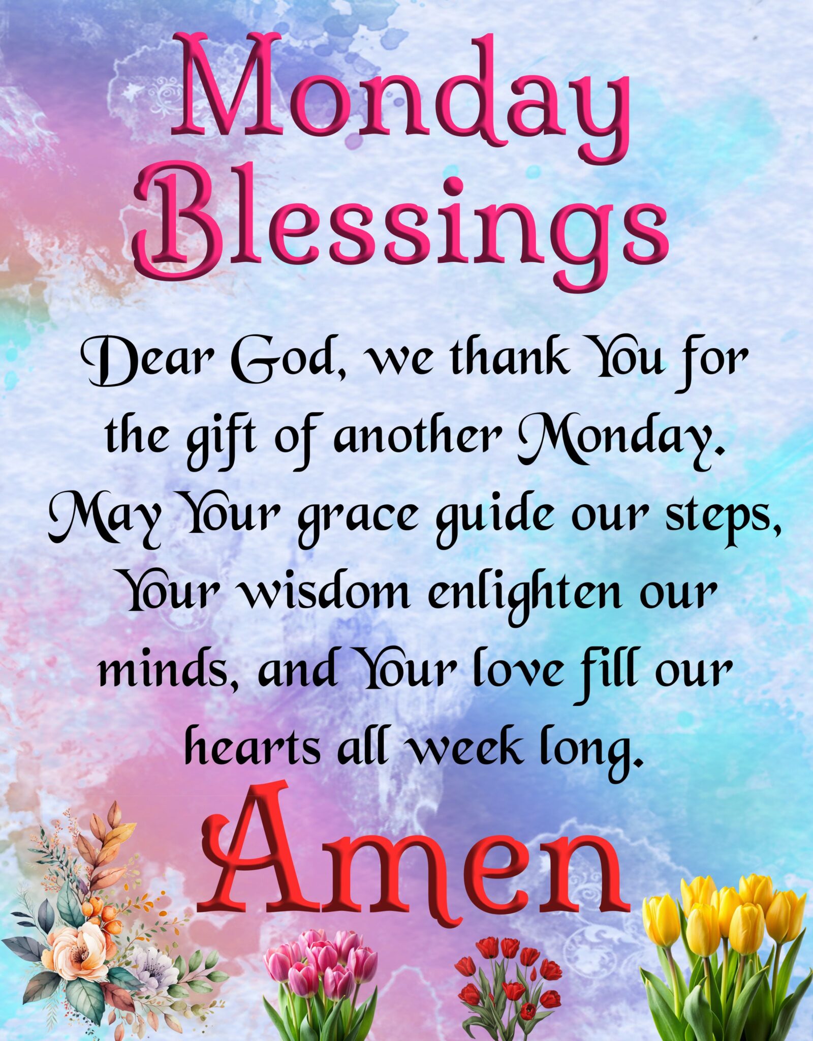 Monday Blessings Quotes Prayers with Images