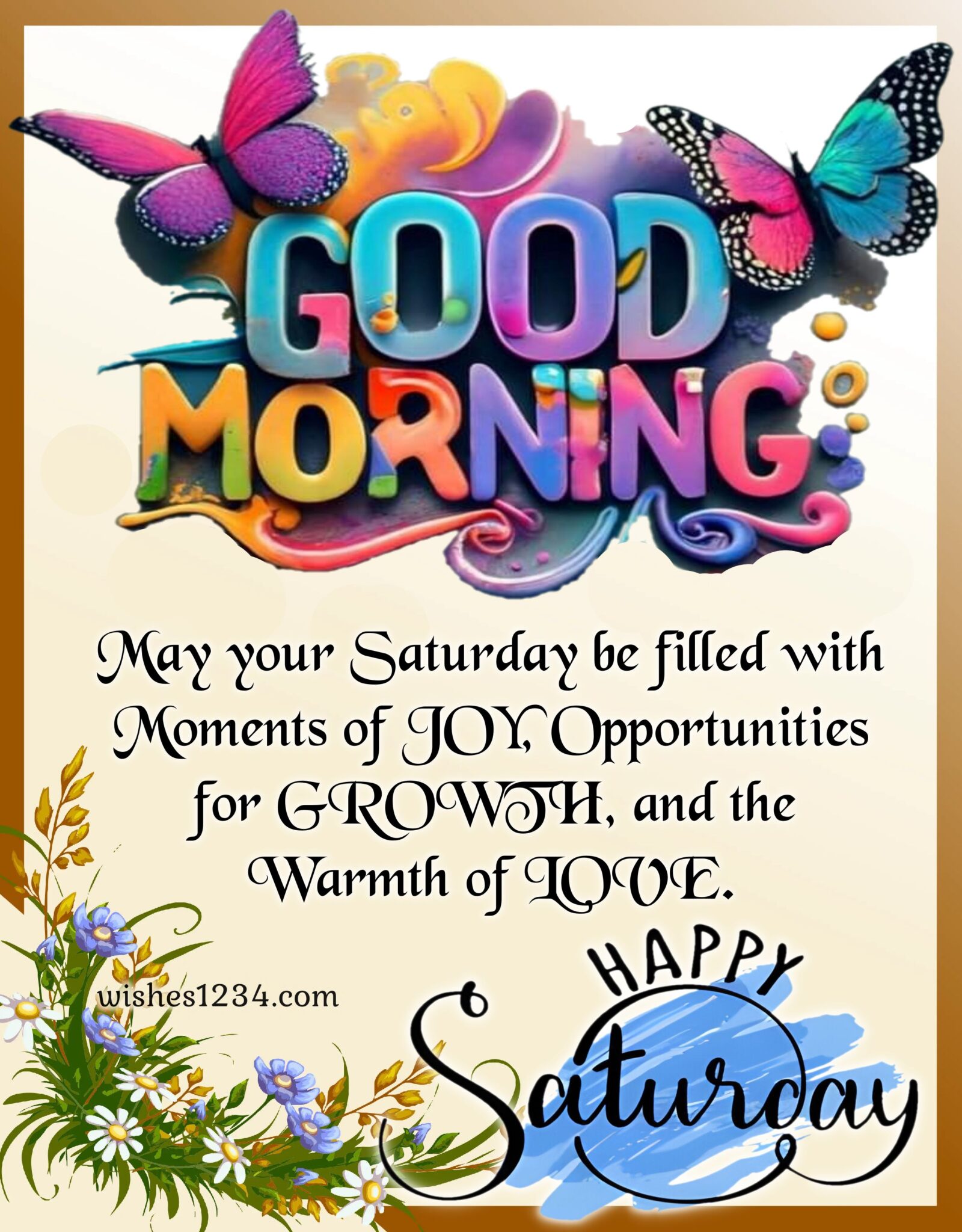 Happy Saturday Blessings, Wishes, and Quotes with beautiful images.
