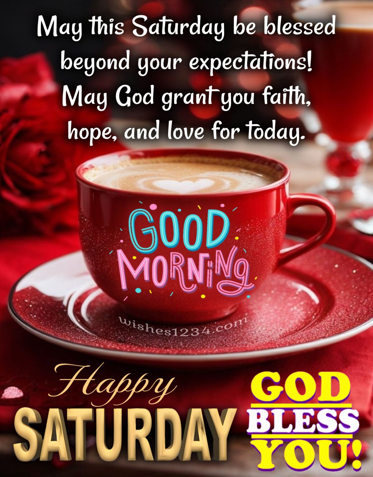 Happy Saturday Blessings, Wishes, and Quotes with beautiful images.