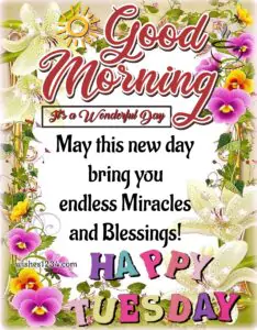 100+ Happy Tuesday Quotes and Blessings with beautiful Images
