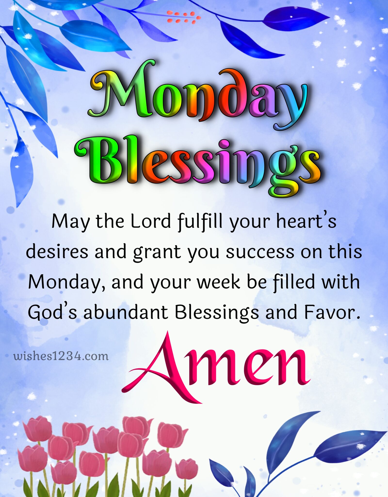 Monday Blessings Quotes Prayers with Images
