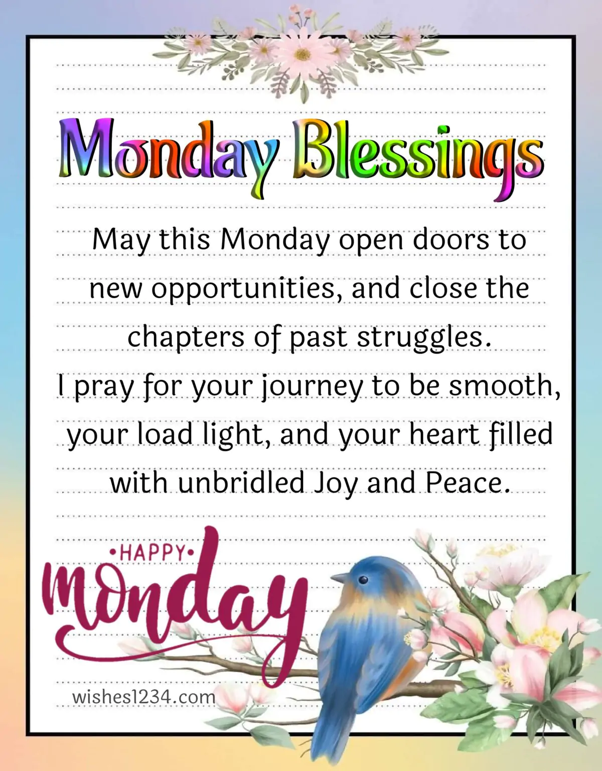 Monday Blessings Quotes Prayers with Images