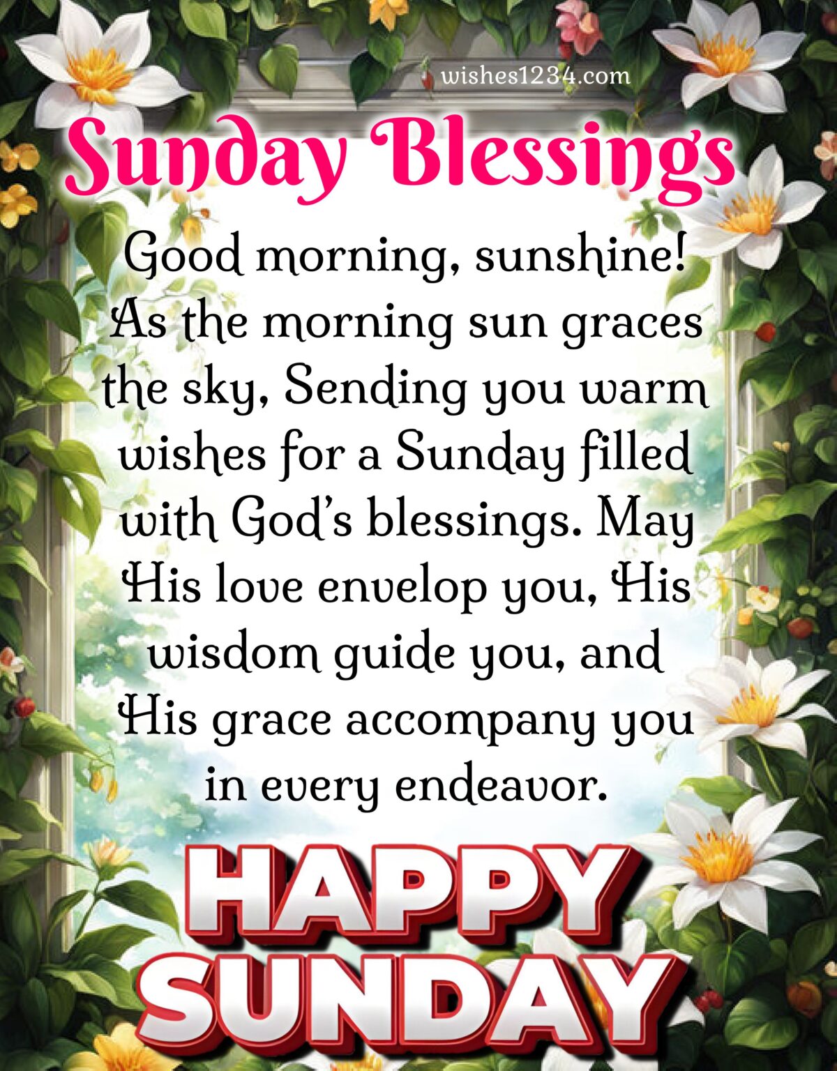 Happy Sunday Blessings, Quotes, Images and Prayers
