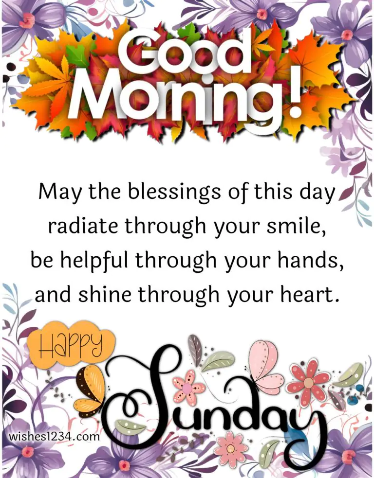 Happy Sunday Blessings, Quotes, Images and Prayers