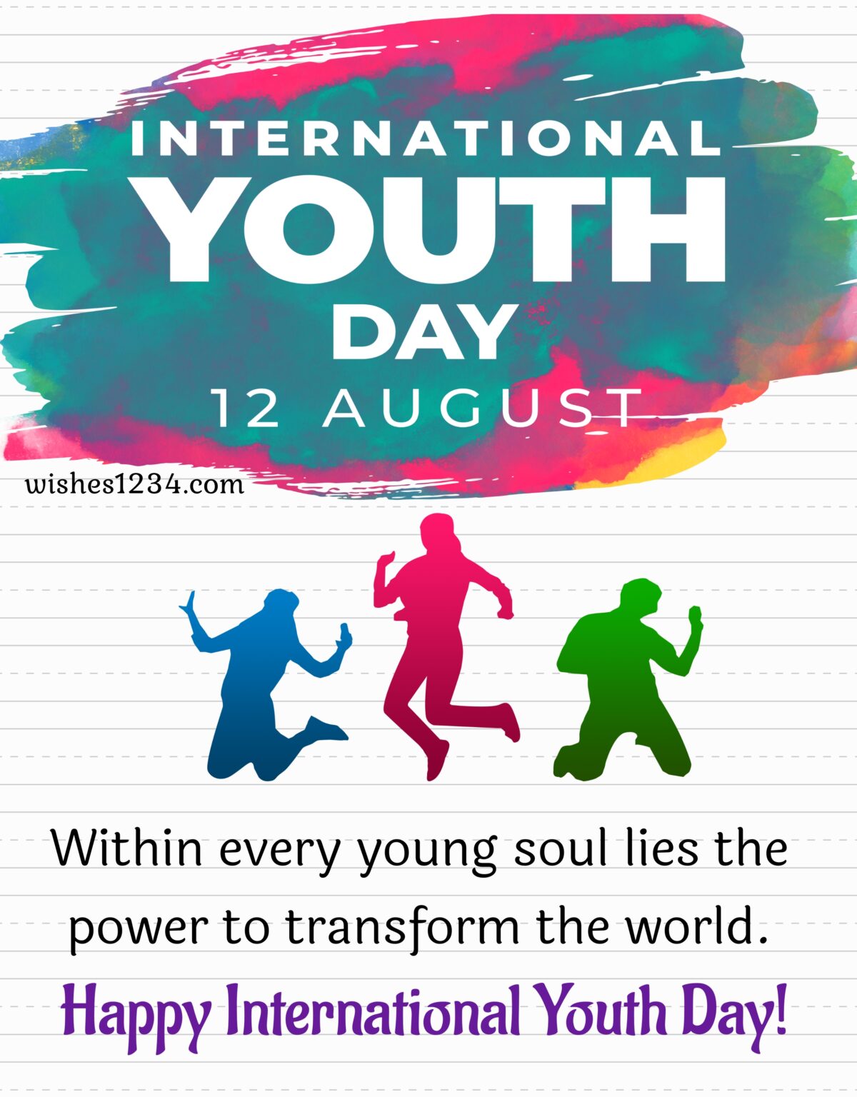 International Youth Day 2024 Inspiring Quotes, Wishes, & images