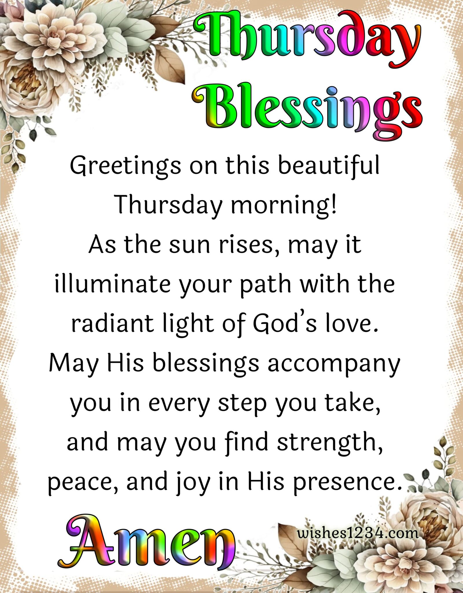 Thursday Blessings Images Quotes and Prayers