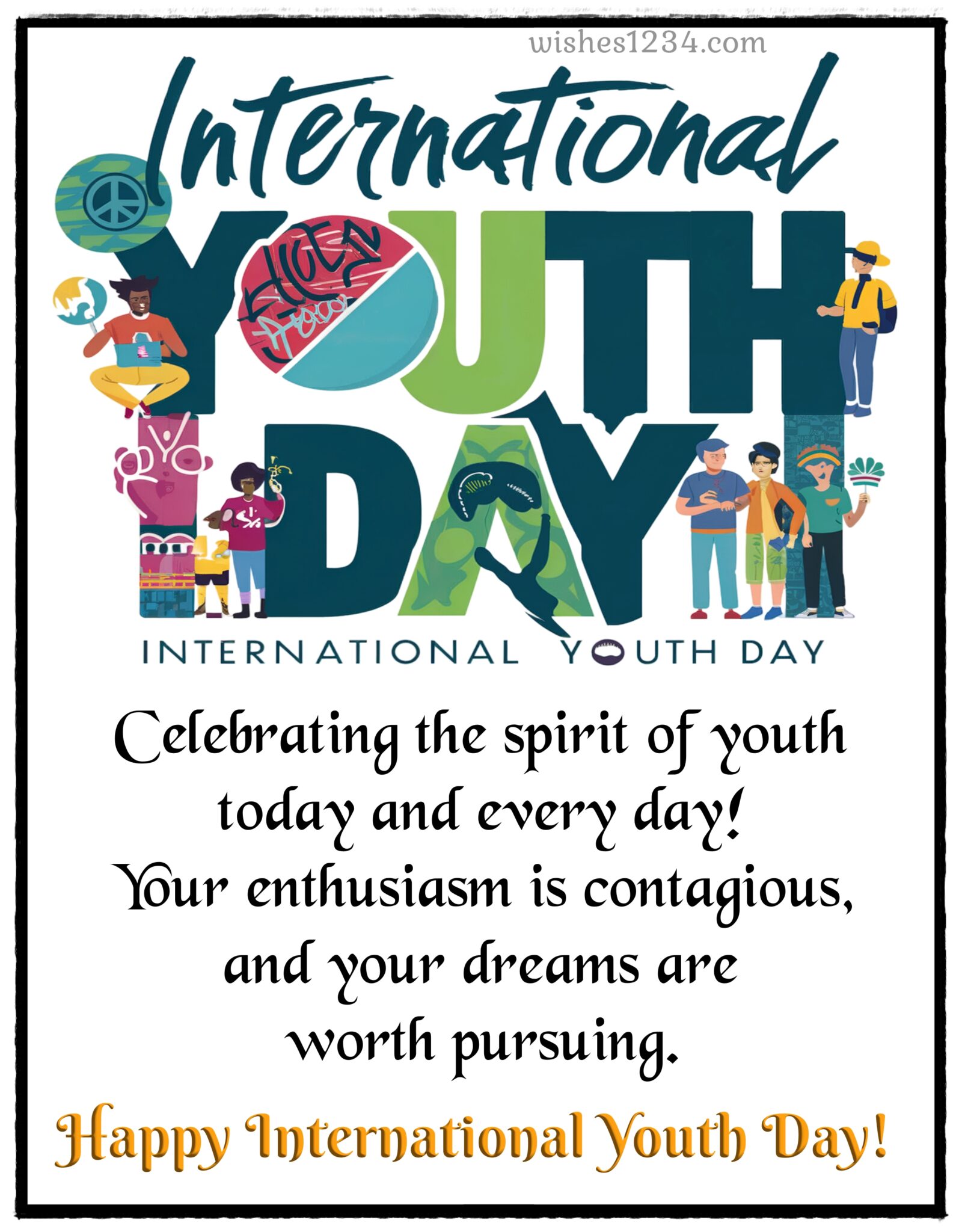 International Youth Day 2024 Inspiring Quotes, Wishes, & images