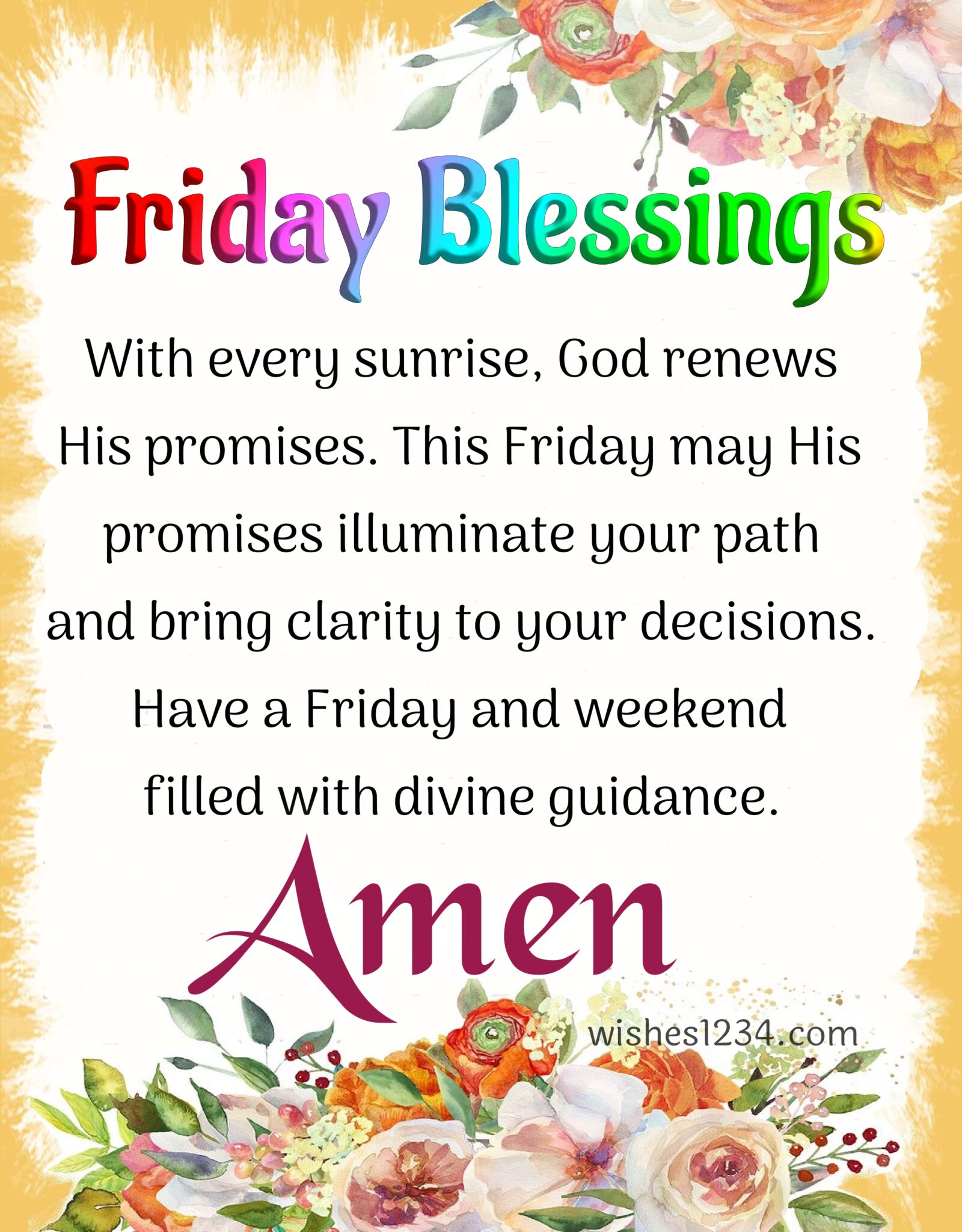 Happy Friday Quotes, Blessings and Prayers with Images