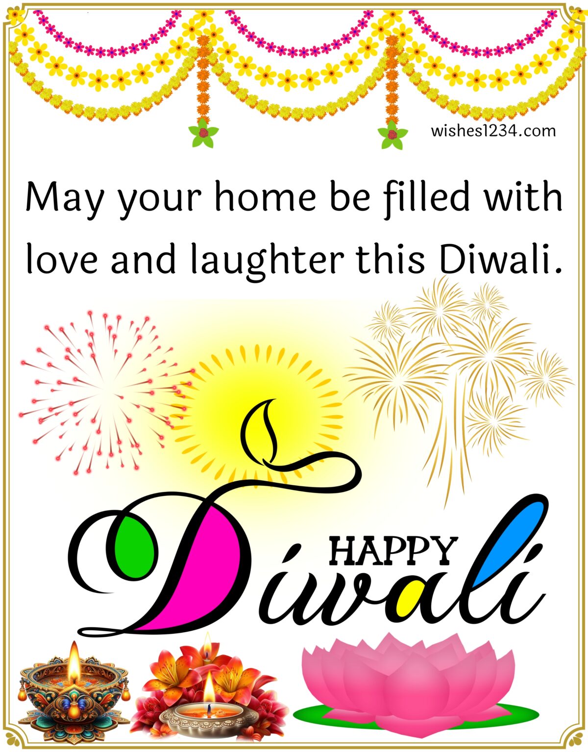 Happy Diwali Wishes, Greetings, Messages, Quotes and Images for 2024