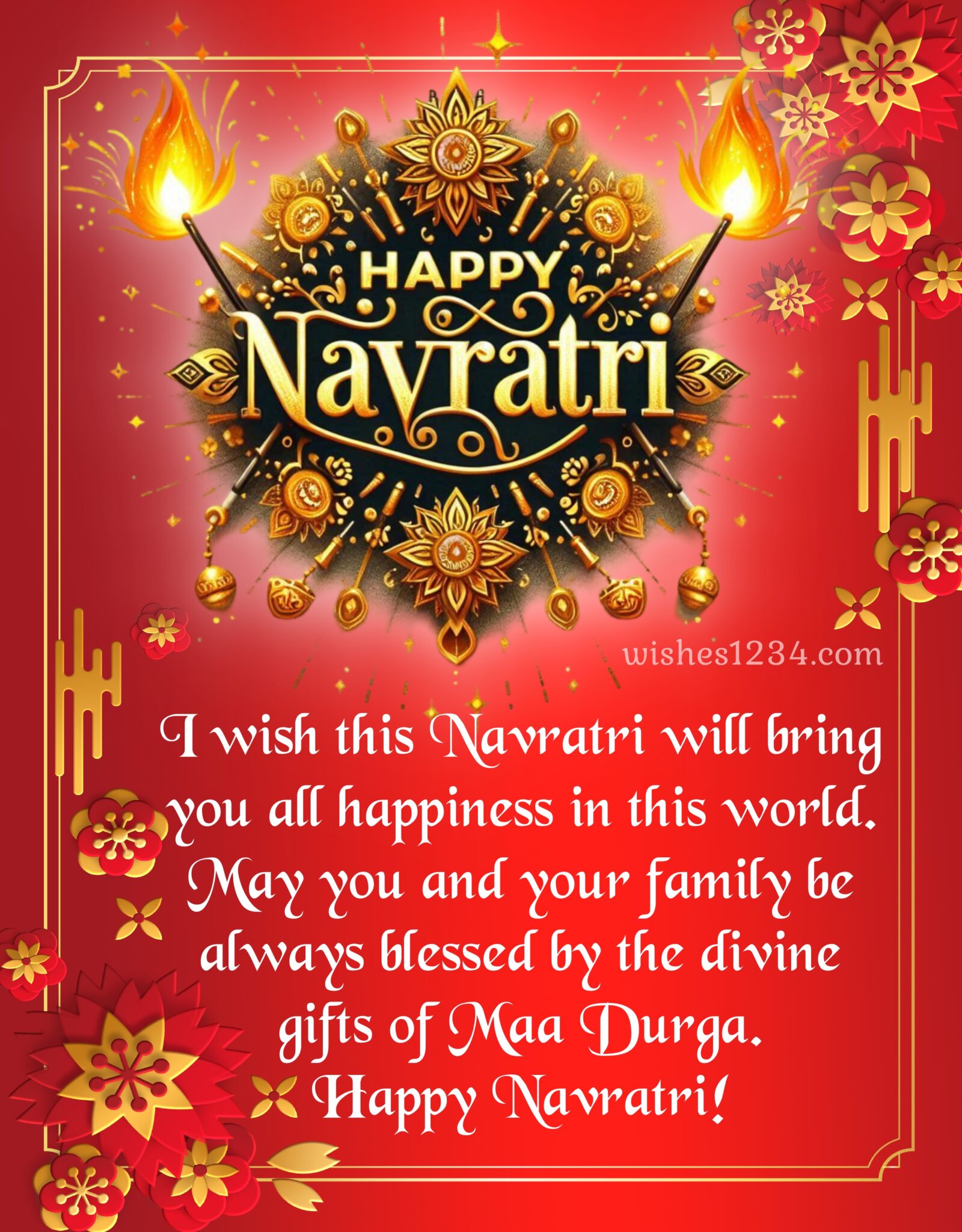 Happy Navratri and Durga puja Wishes, Messages, Quotes & Status for ...