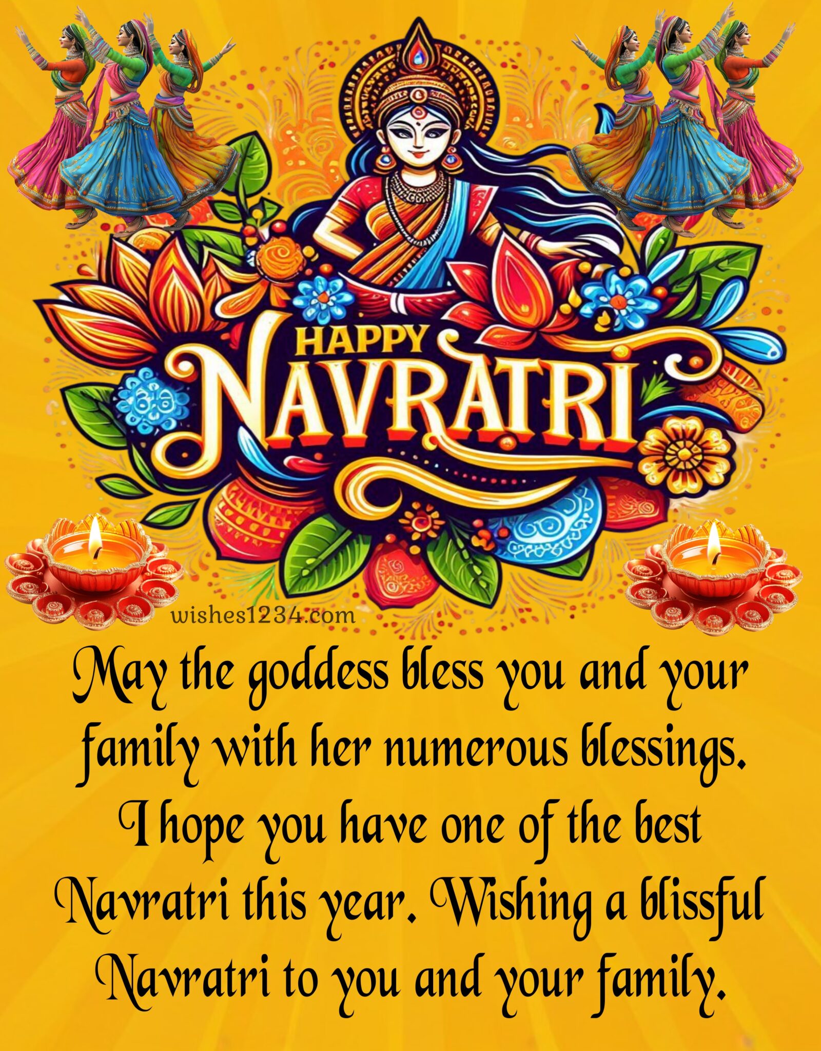 Happy Navratri and Durga puja Wishes, Messages, Quotes & Status for ...