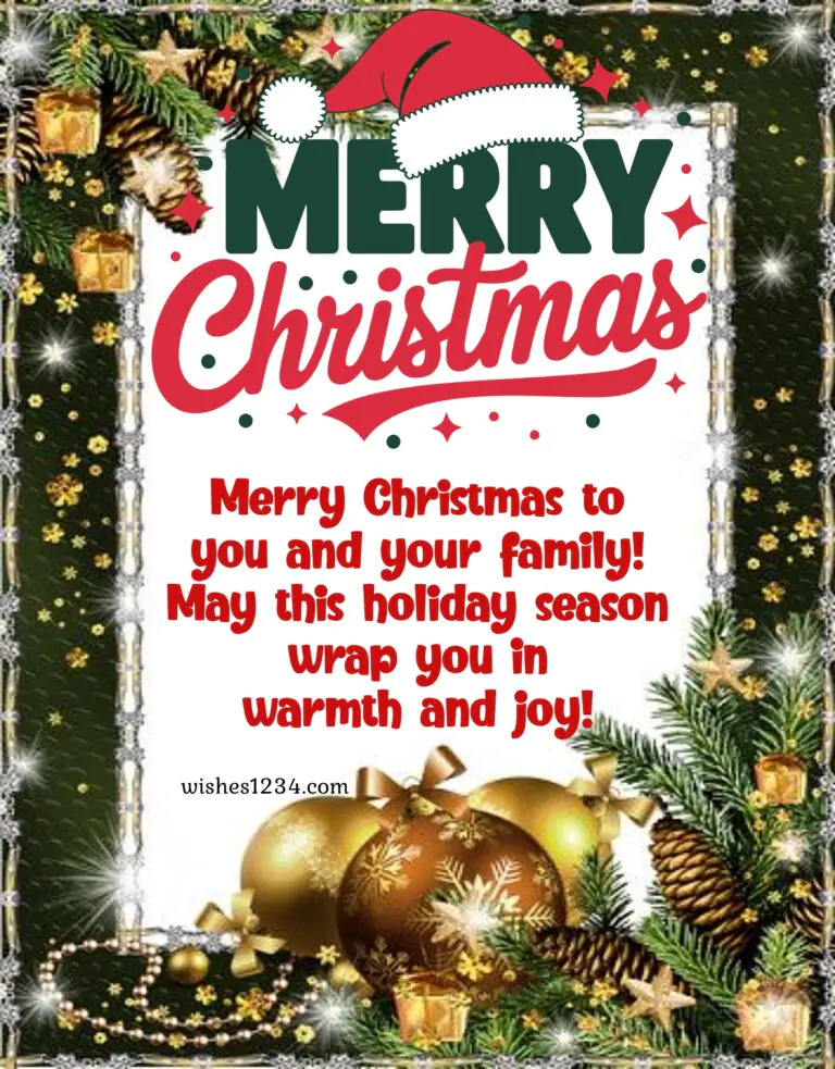 100+ Merry Christmas Wishes, Messages & Quotes