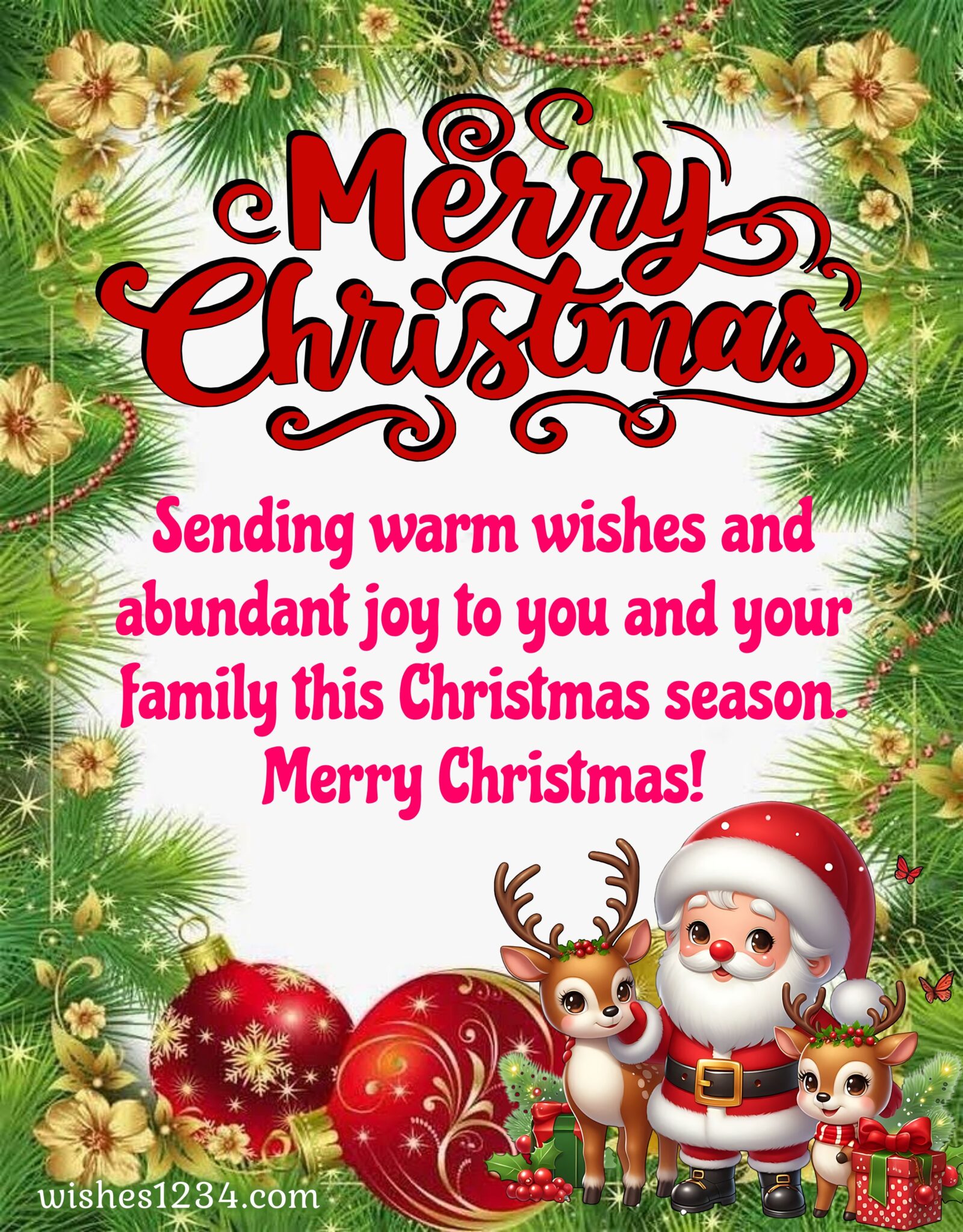 100+ Merry Christmas Wishes, Messages & Quotes