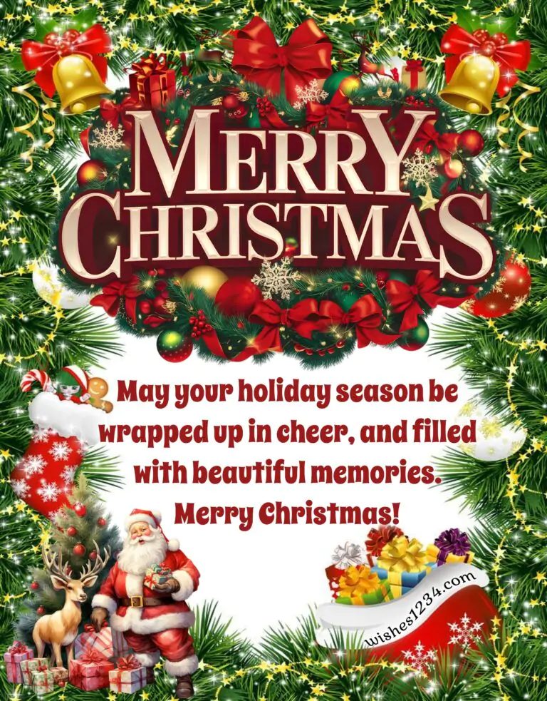 100+ Merry Christmas Wishes, Messages & Quotes