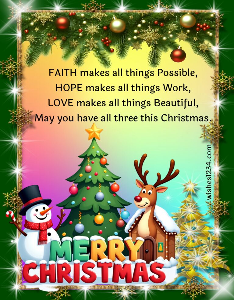 100+ Merry Christmas Wishes, Messages & Quotes
